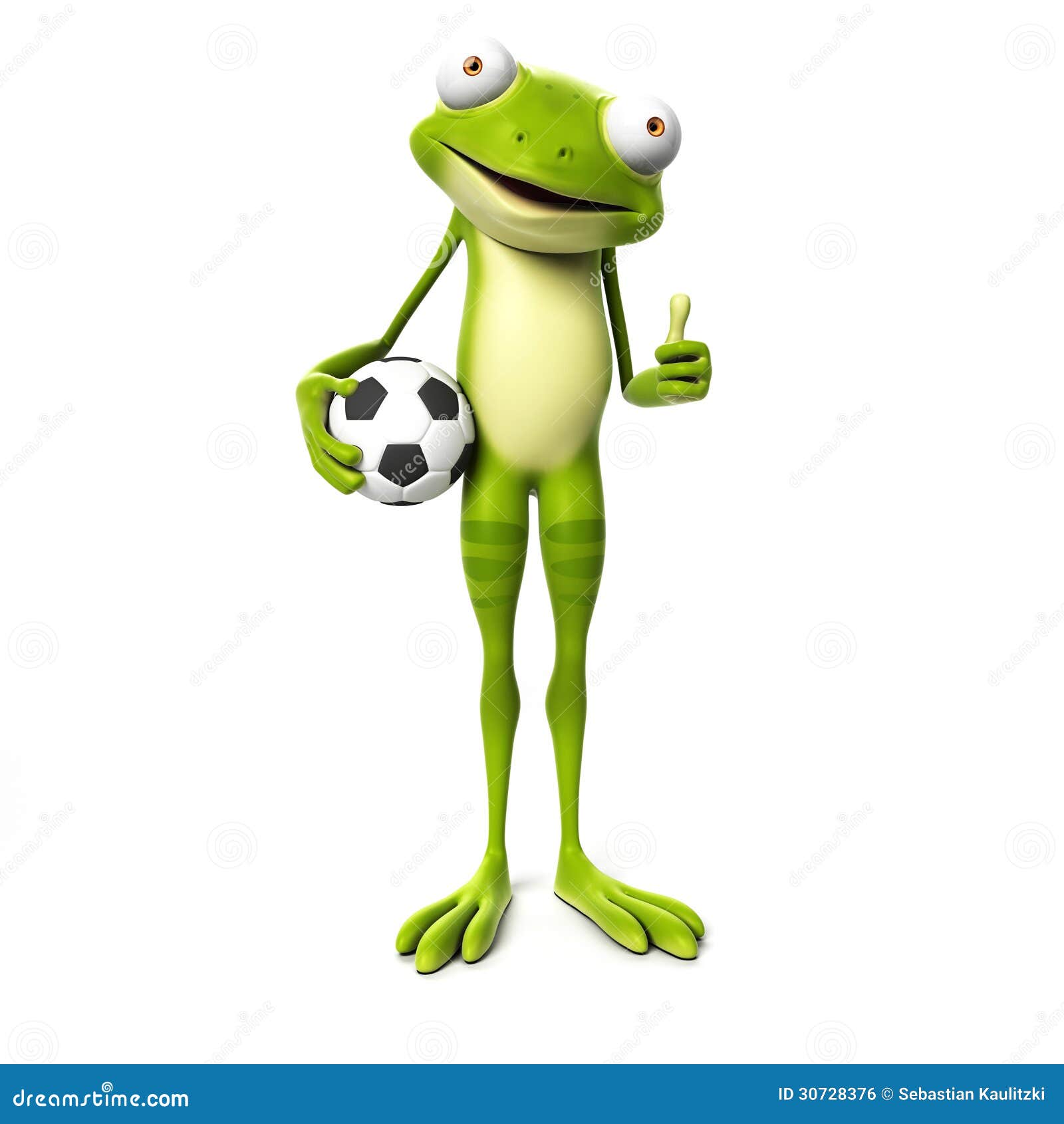 Grappige kikker - karakter stock illustratie. Illustration of milieu ...