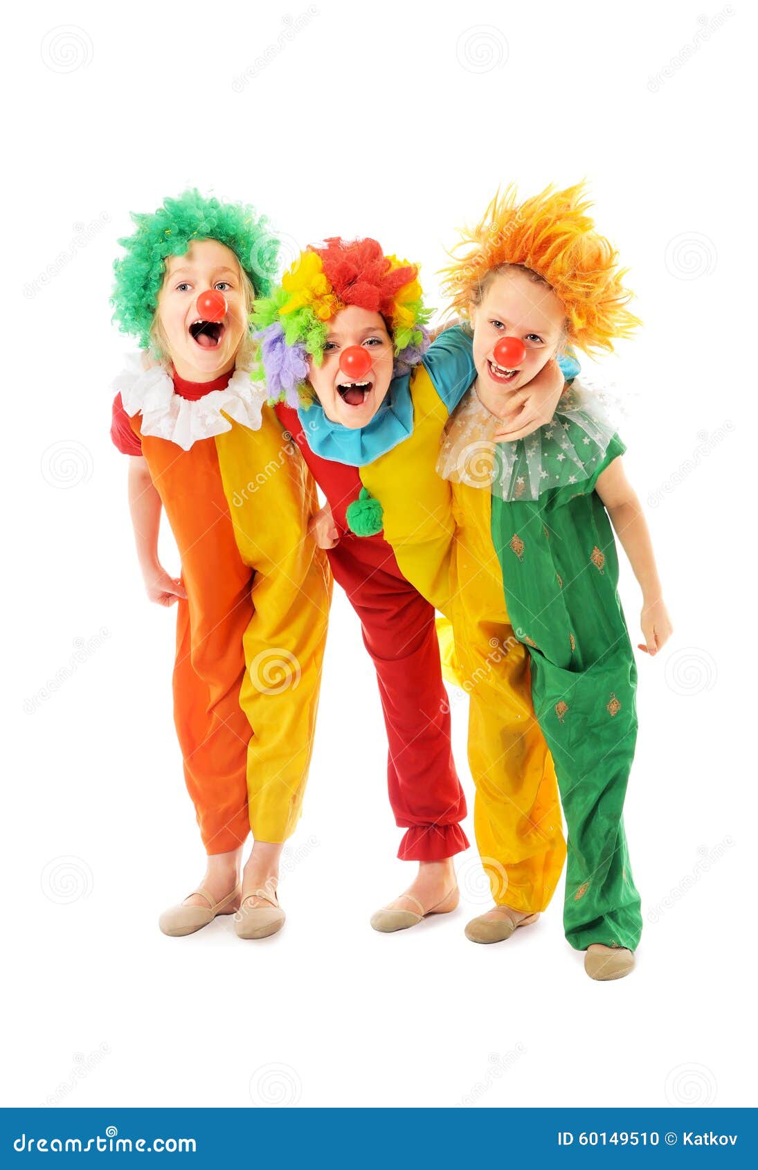 Grappige kleine clowns stock foto. Image of kleur, kind - 60149510