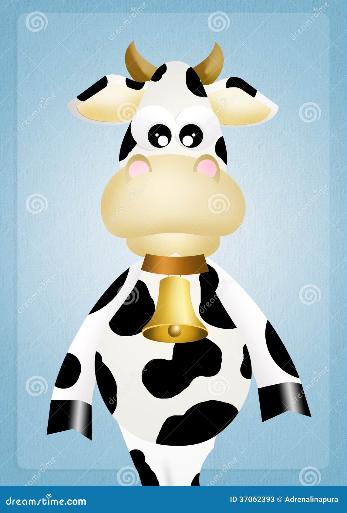 Grappige koe stock illustratie. Illustration of drank - 37062393