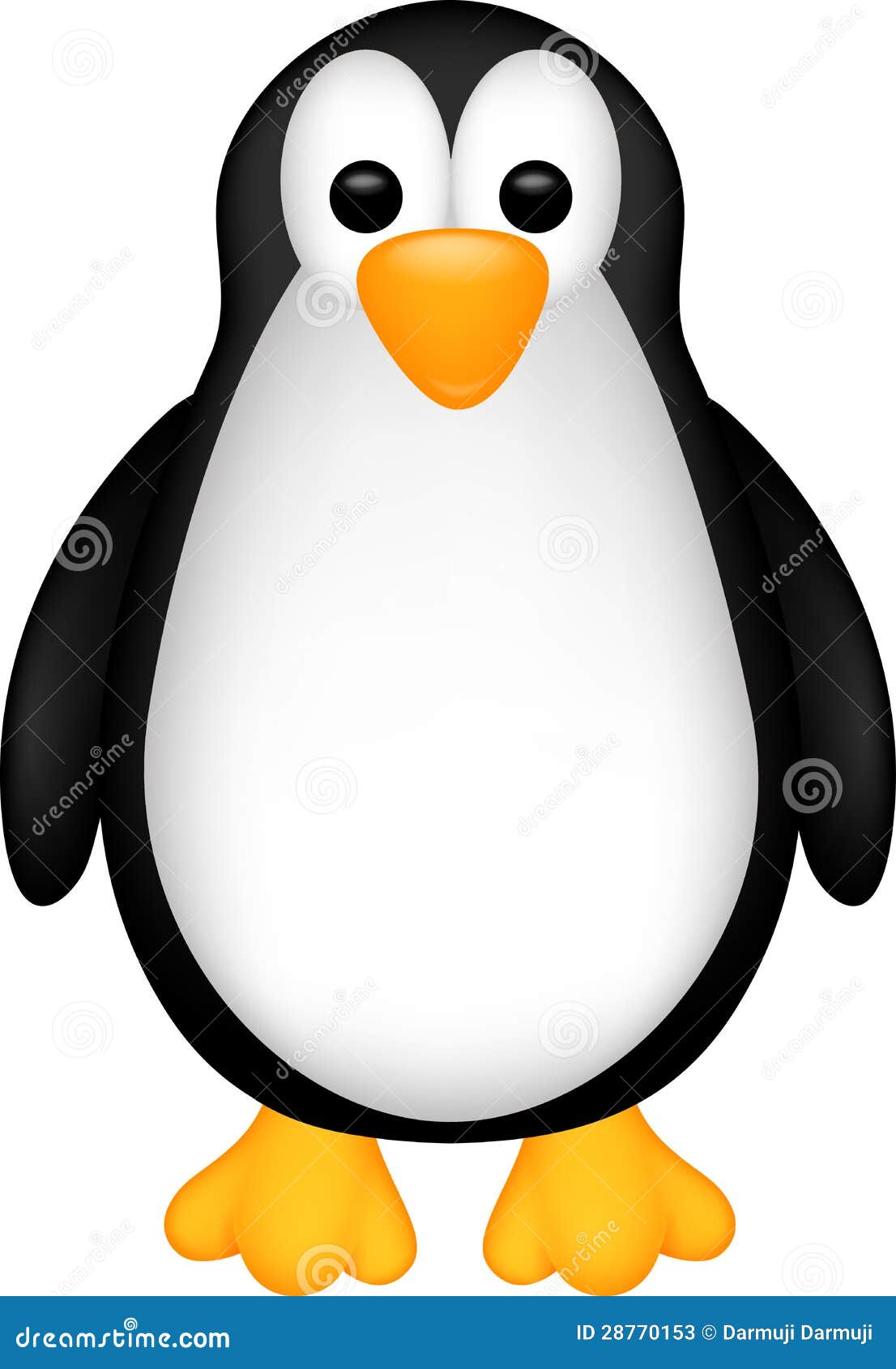 Grappige pinguïn cartoob vector illustratie. Illustration of koude ...