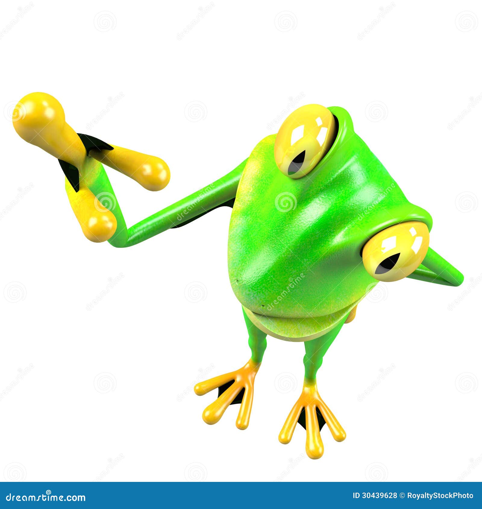 Grappige super kikker stock illustratie. Illustration of ecosysteem ...