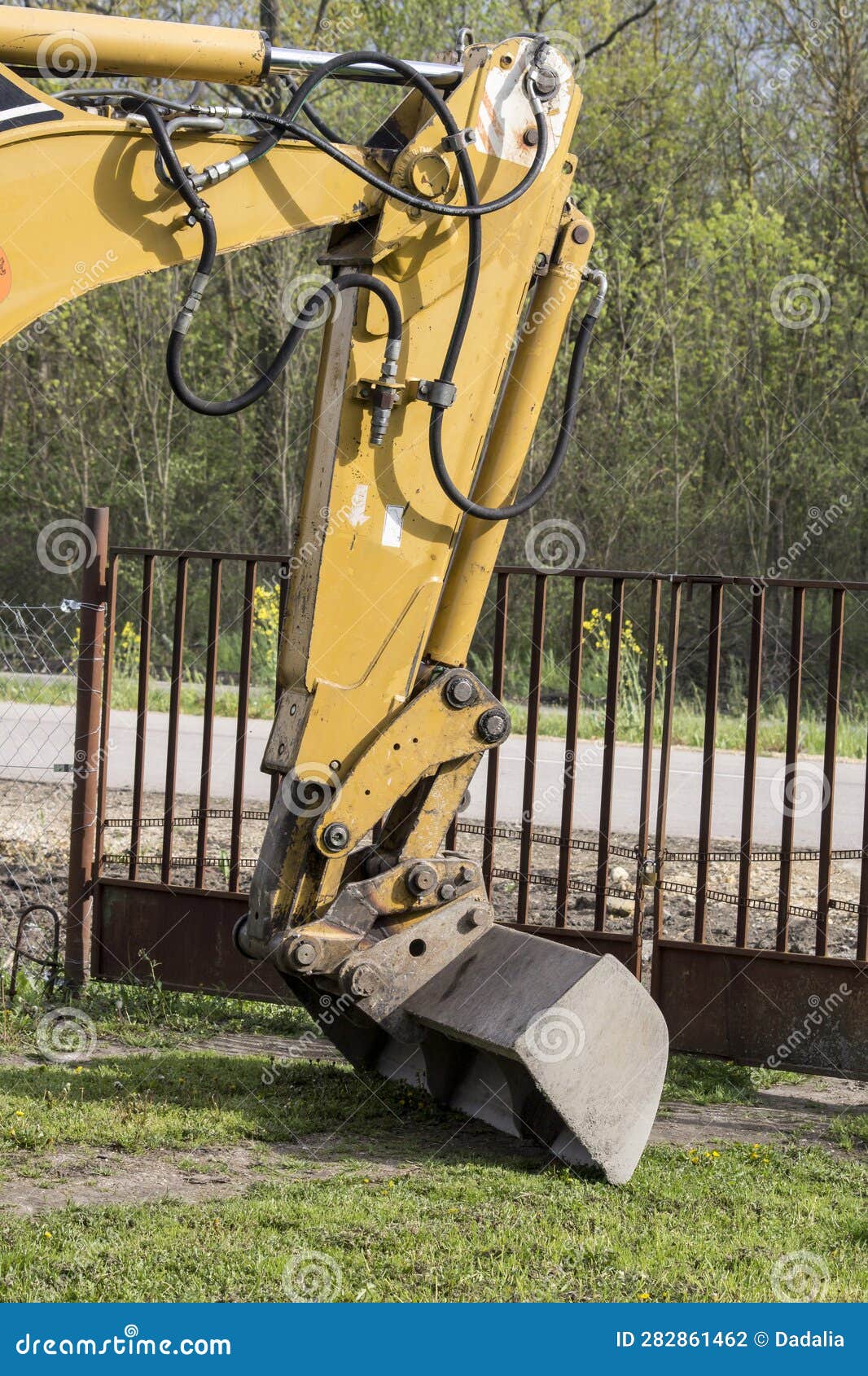 The Grapple machine stock photo. Image of scoop, rest - 282861462