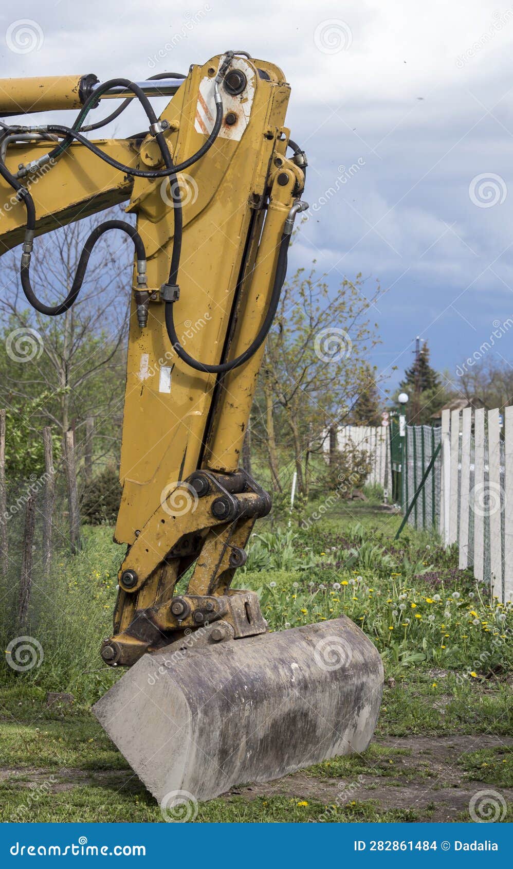 The Grapple machine stock photo. Image of heavy, scoop - 282861484