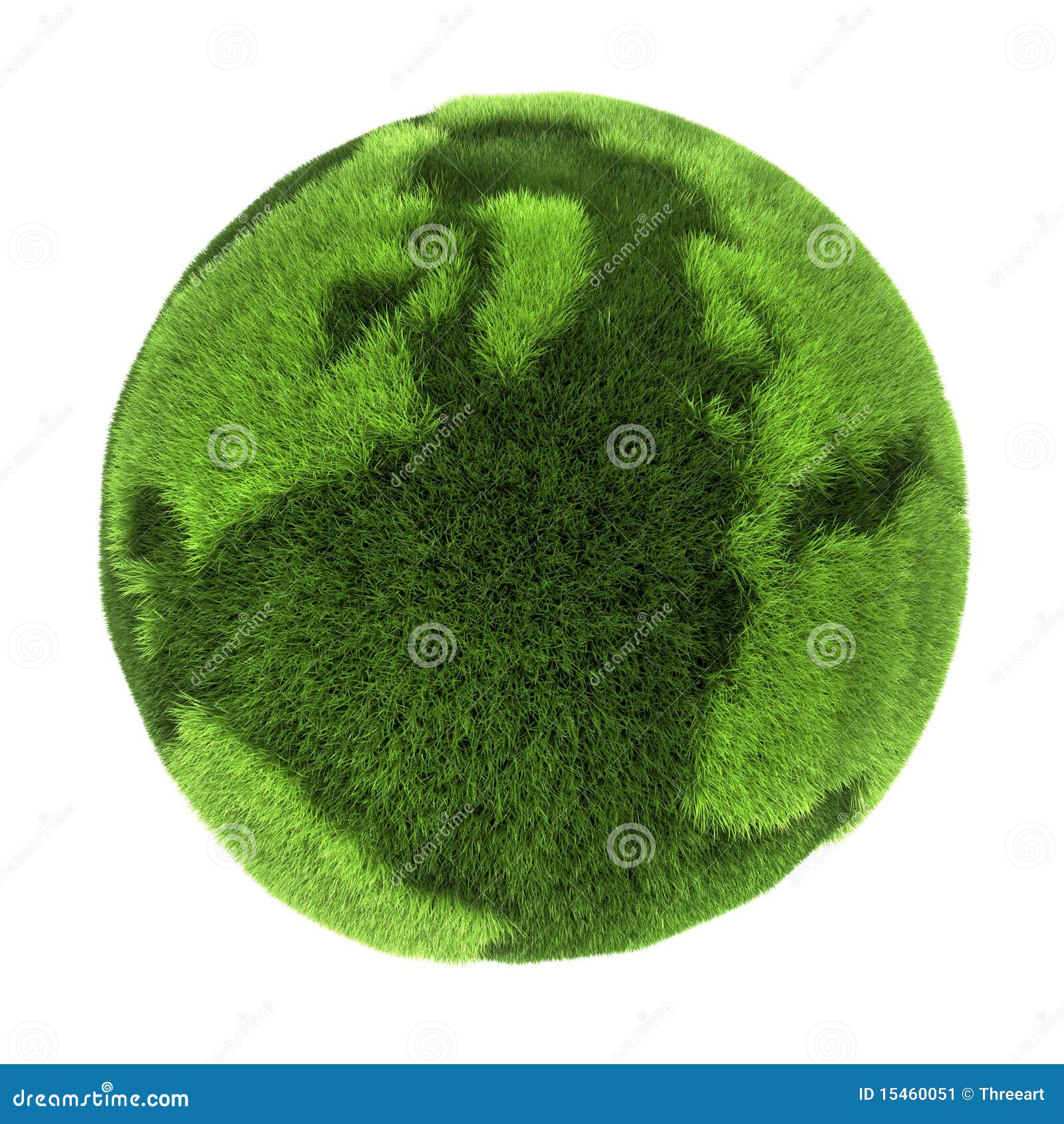 Gras-Erde stock abbildung. Illustration von welt, masse - 15460051