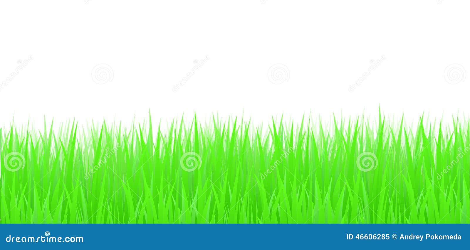 Gras, vector vector illustratie. Illustration of leven - 46606285