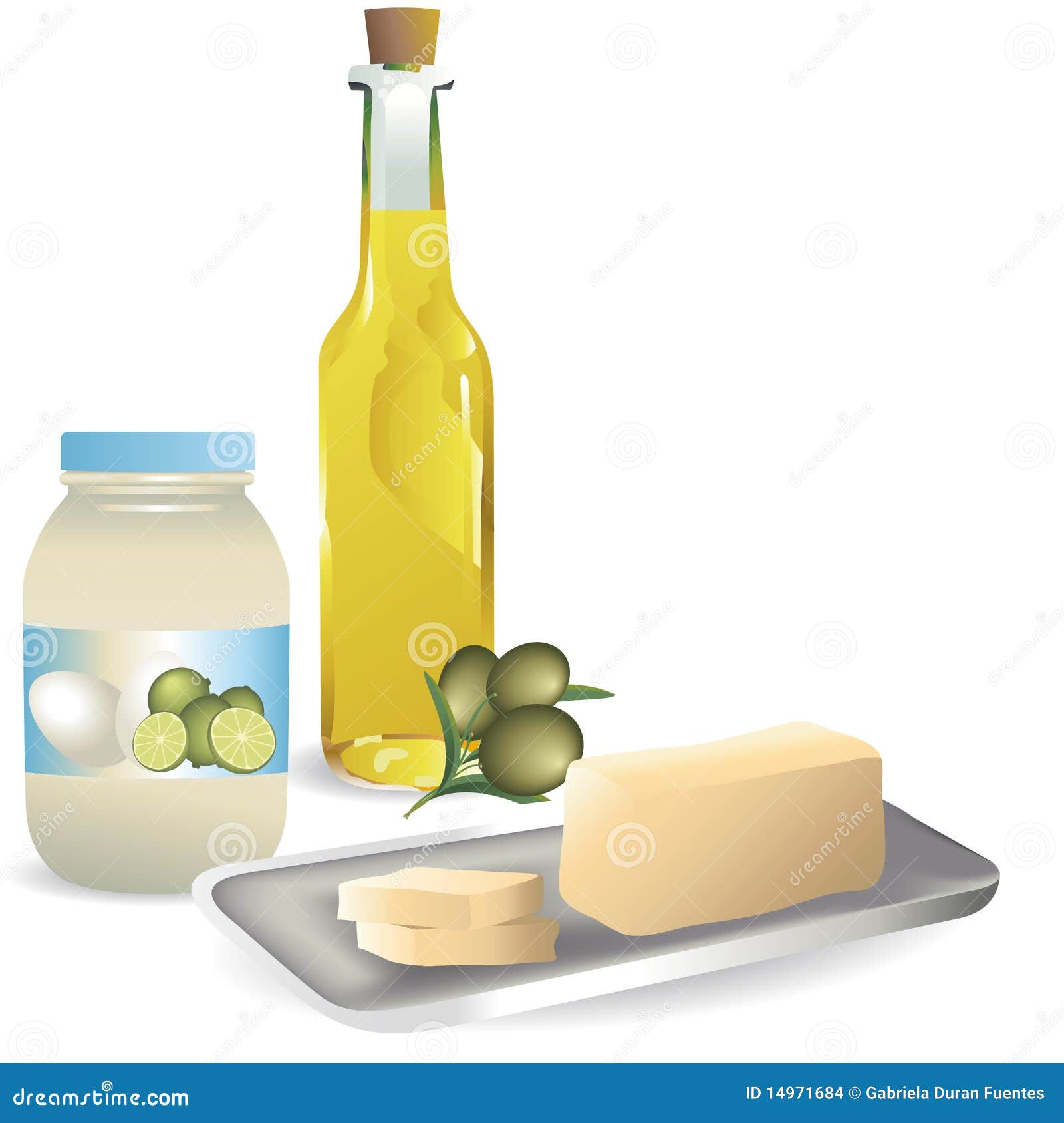 Grasas stock de ilustración. Ilustración de ingrediente - 14971684