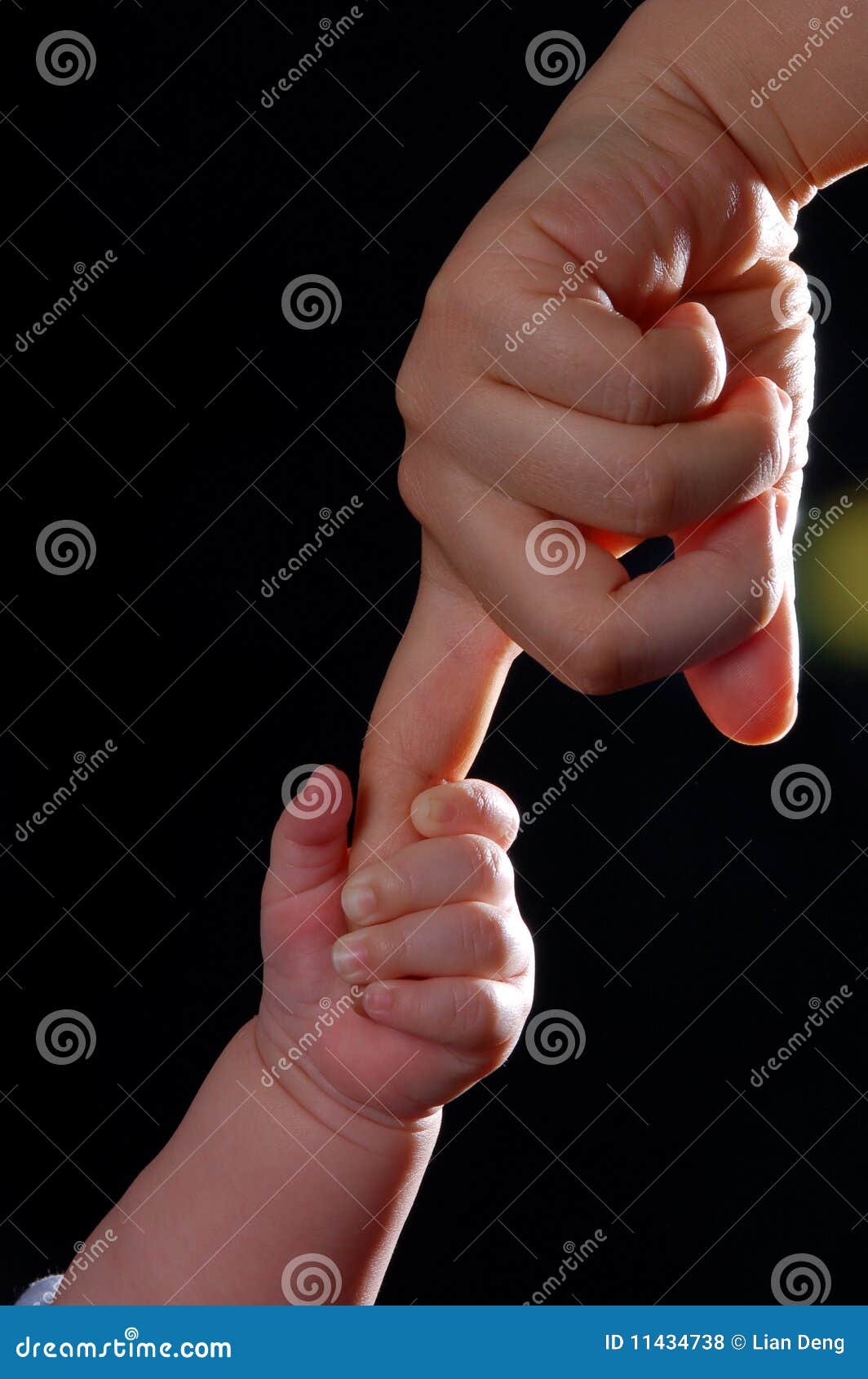 Grasp a finger stock photo. Image of wrist, finger, link - 11434738