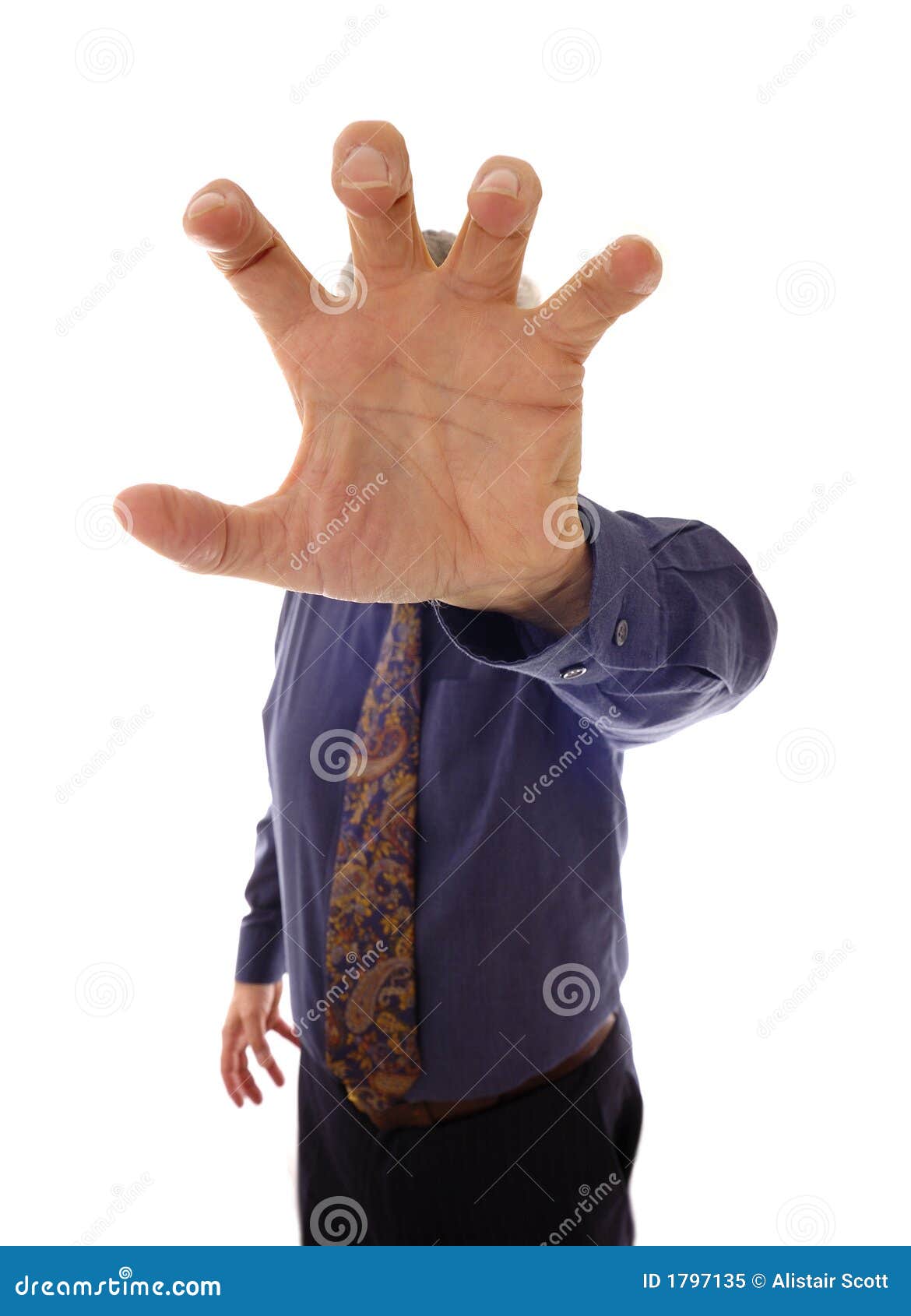Grasping businessman! stock image. Image of signal, grasp - 1797135