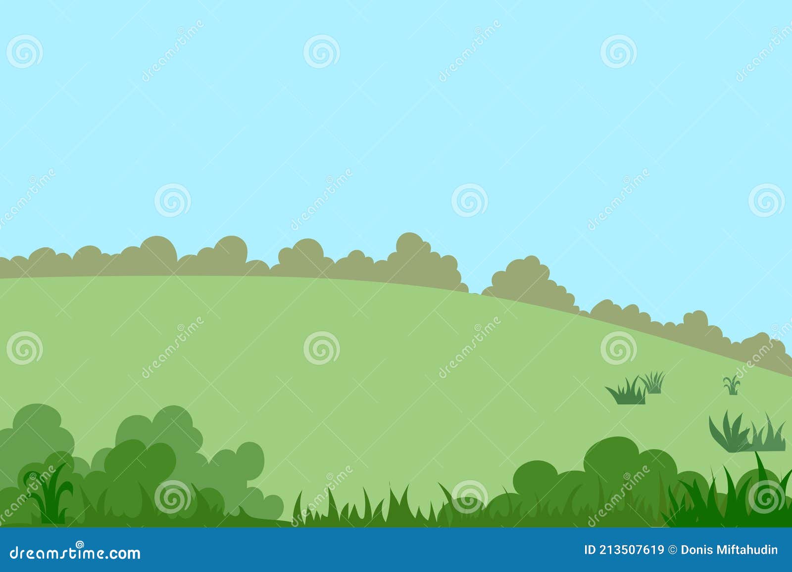 Simple Grass Background Illustration Vector Stock Vector - Illustration ...