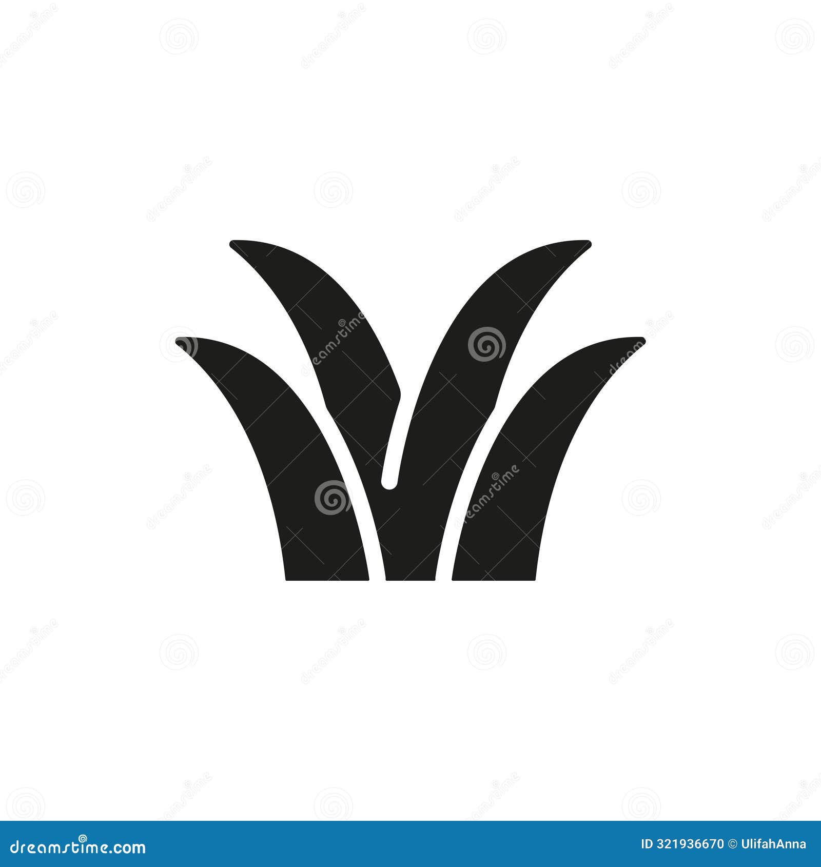 Grass Vector Design Templates Simple and Modern Stock Vector ...