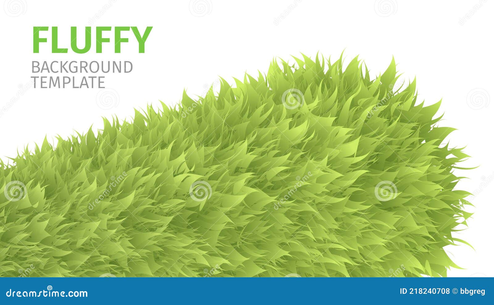 Grass Abstract Eco Background, Green Fluffy, Furry Texture for ...