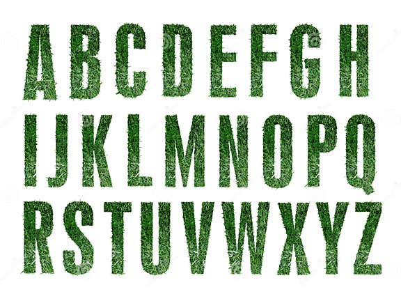 Grass Alphabet stock photo. Image of green, alphabet - 23041860