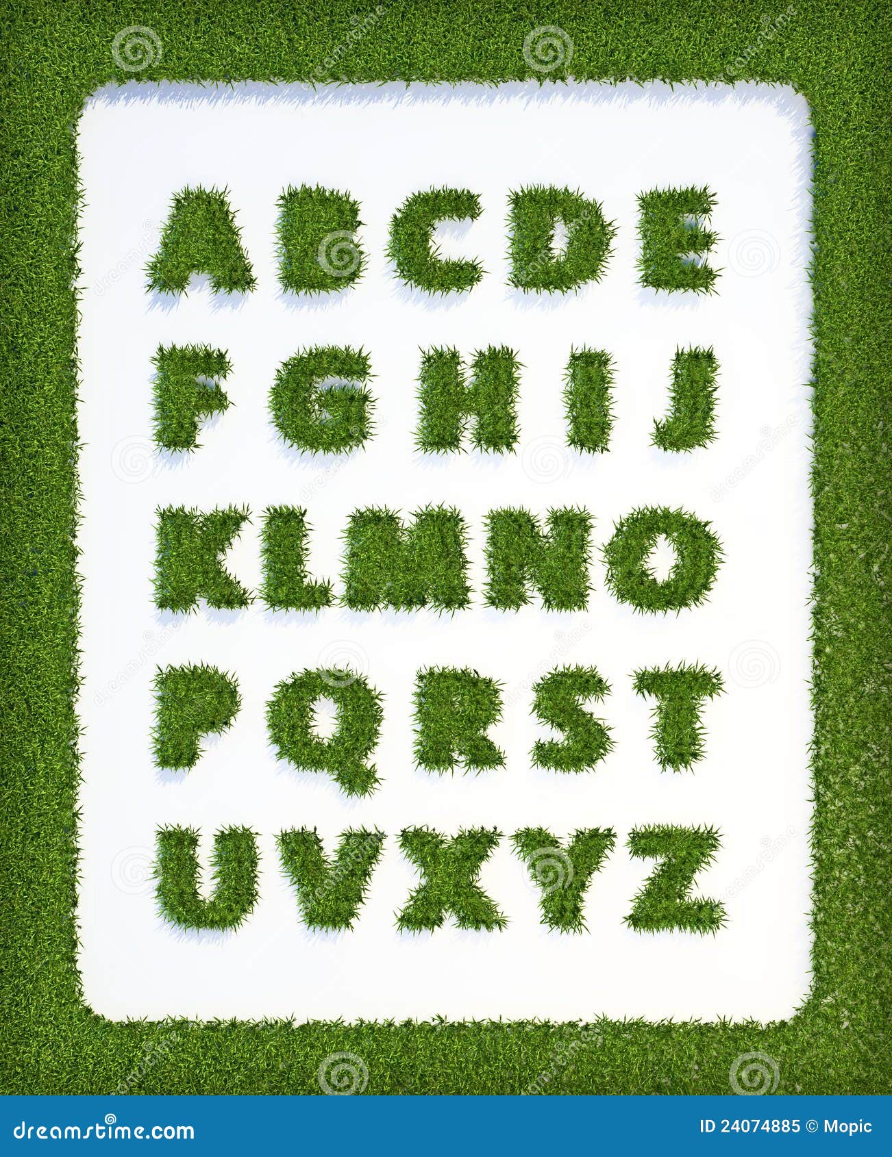 Grass alphabet stock illustration. Illustration of freshness - 24074885