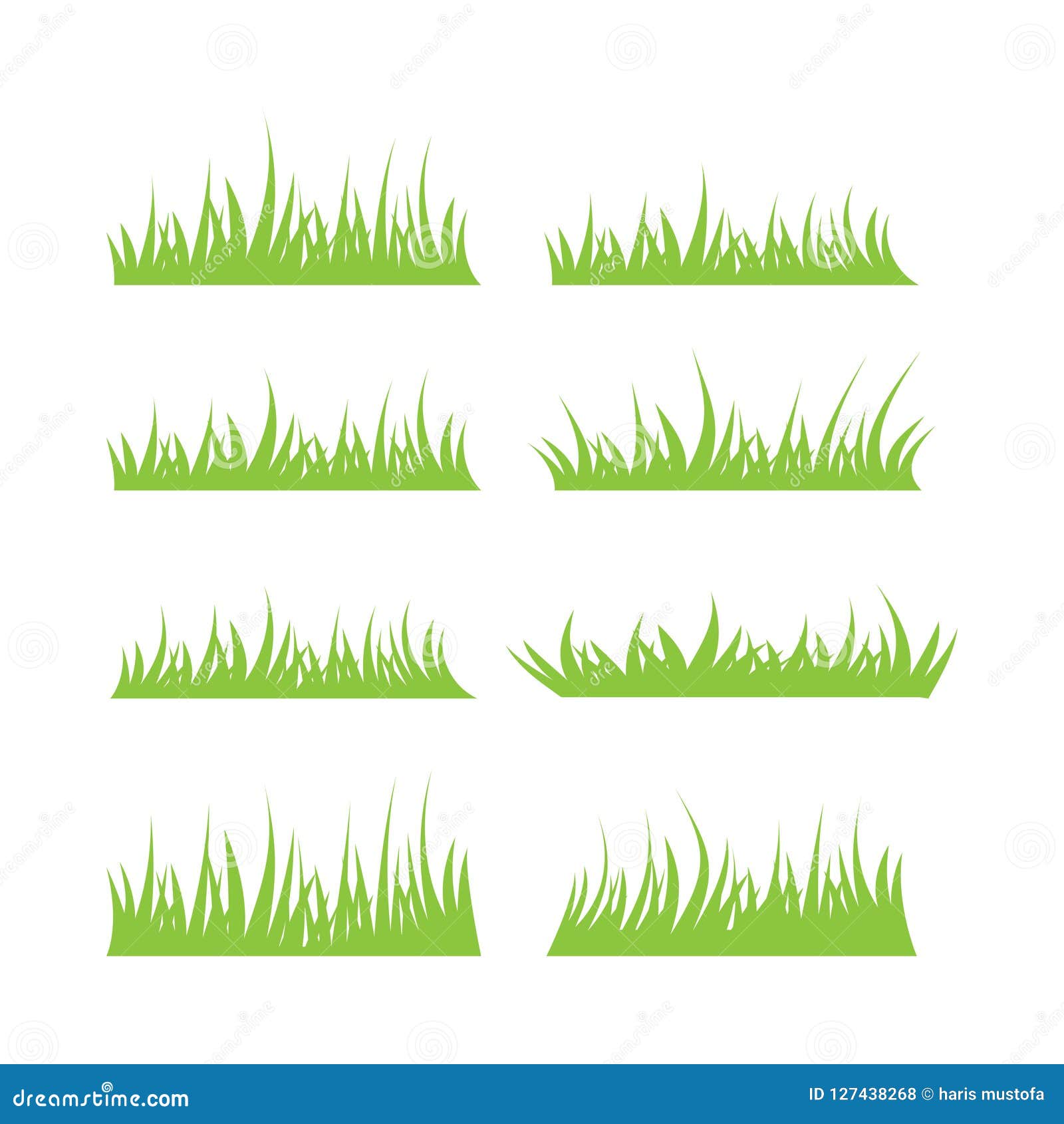 Grass Background Template Vector Design Vector Illustration Stock ...