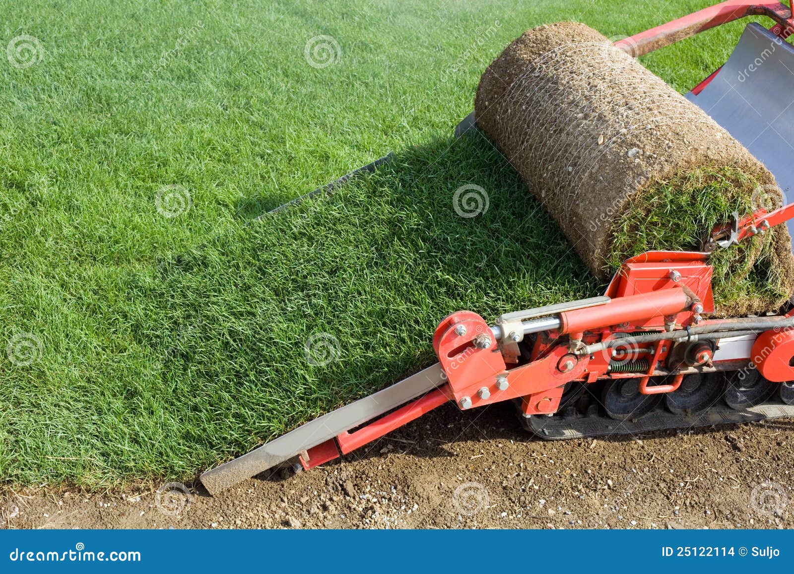 Grass Baling Machine stock photo. Image of harvest, equipment - 25122114