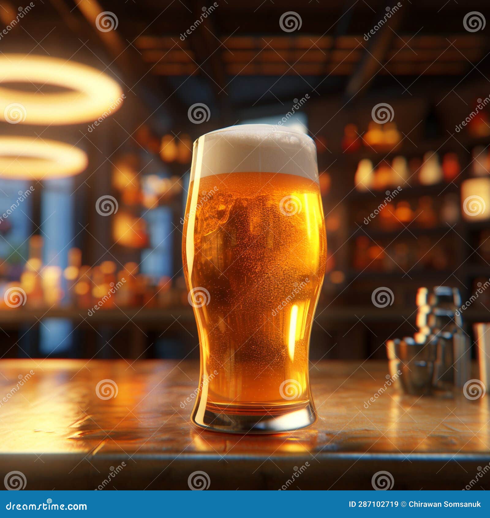 Grass of Beer on Blur Background Stock Image - Image of happy, brewery ...