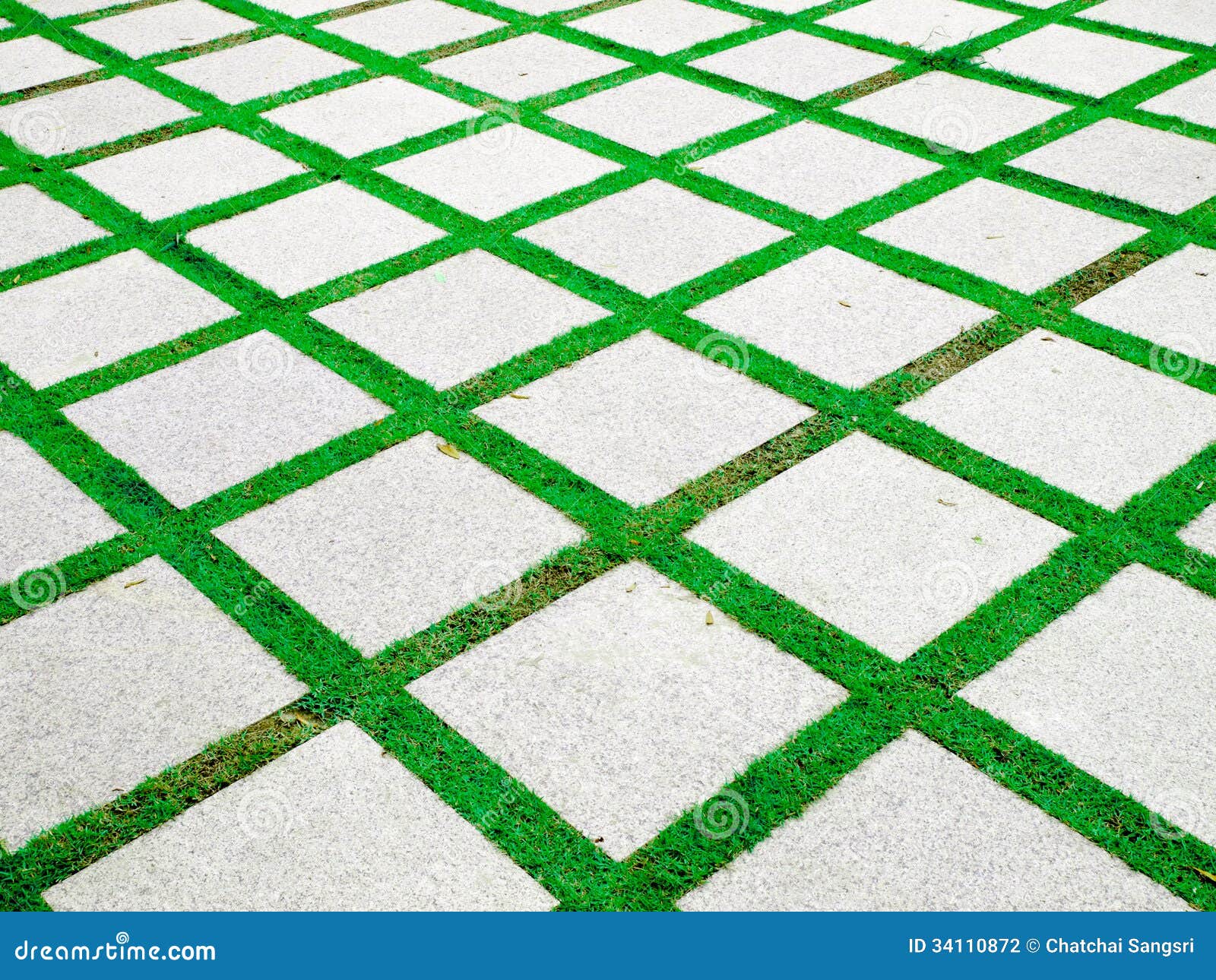 Grass block stock photo. Image of path, road, park, stone - 34110872