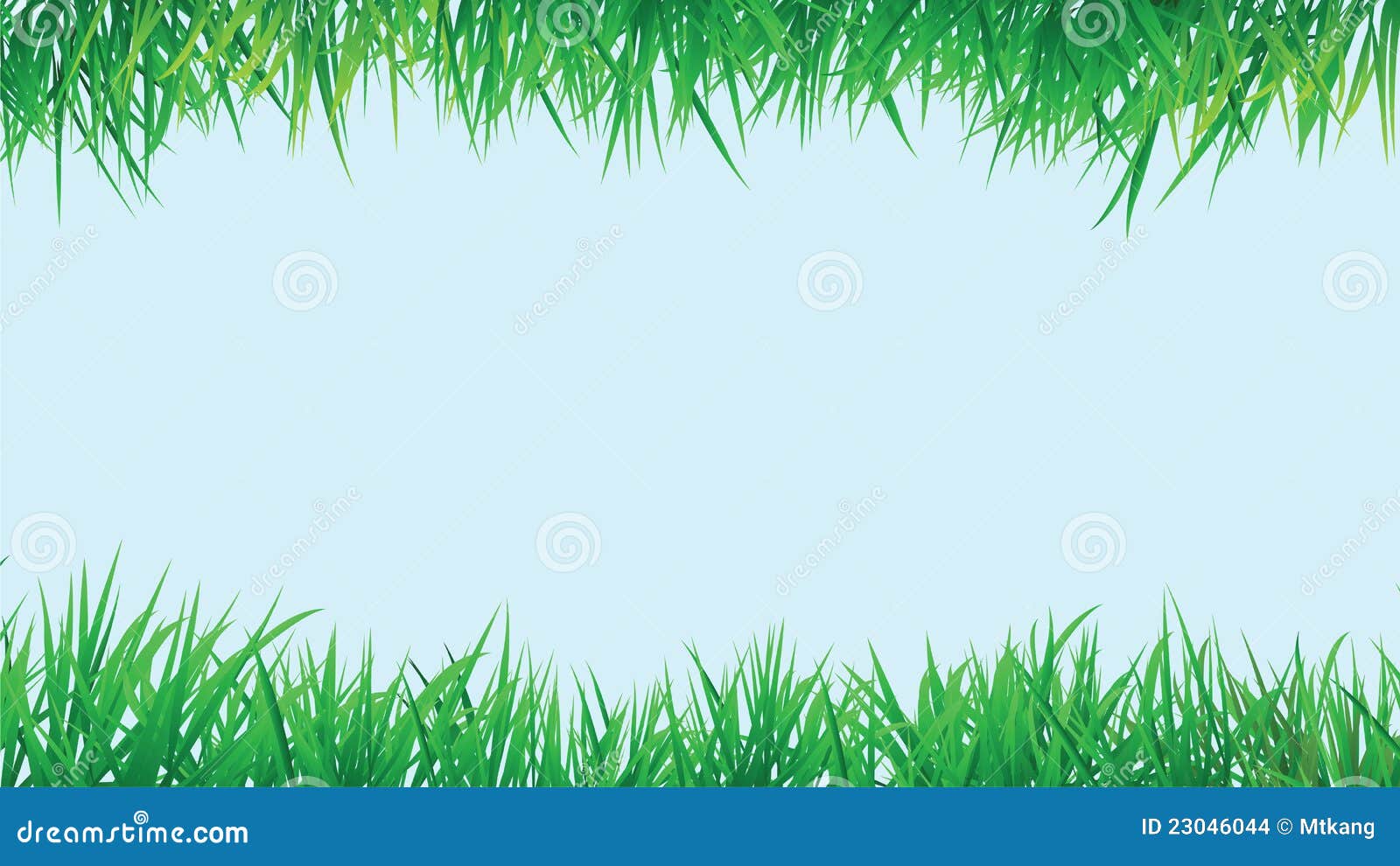 Grass border stock illustration. Illustration of copy - 23046044