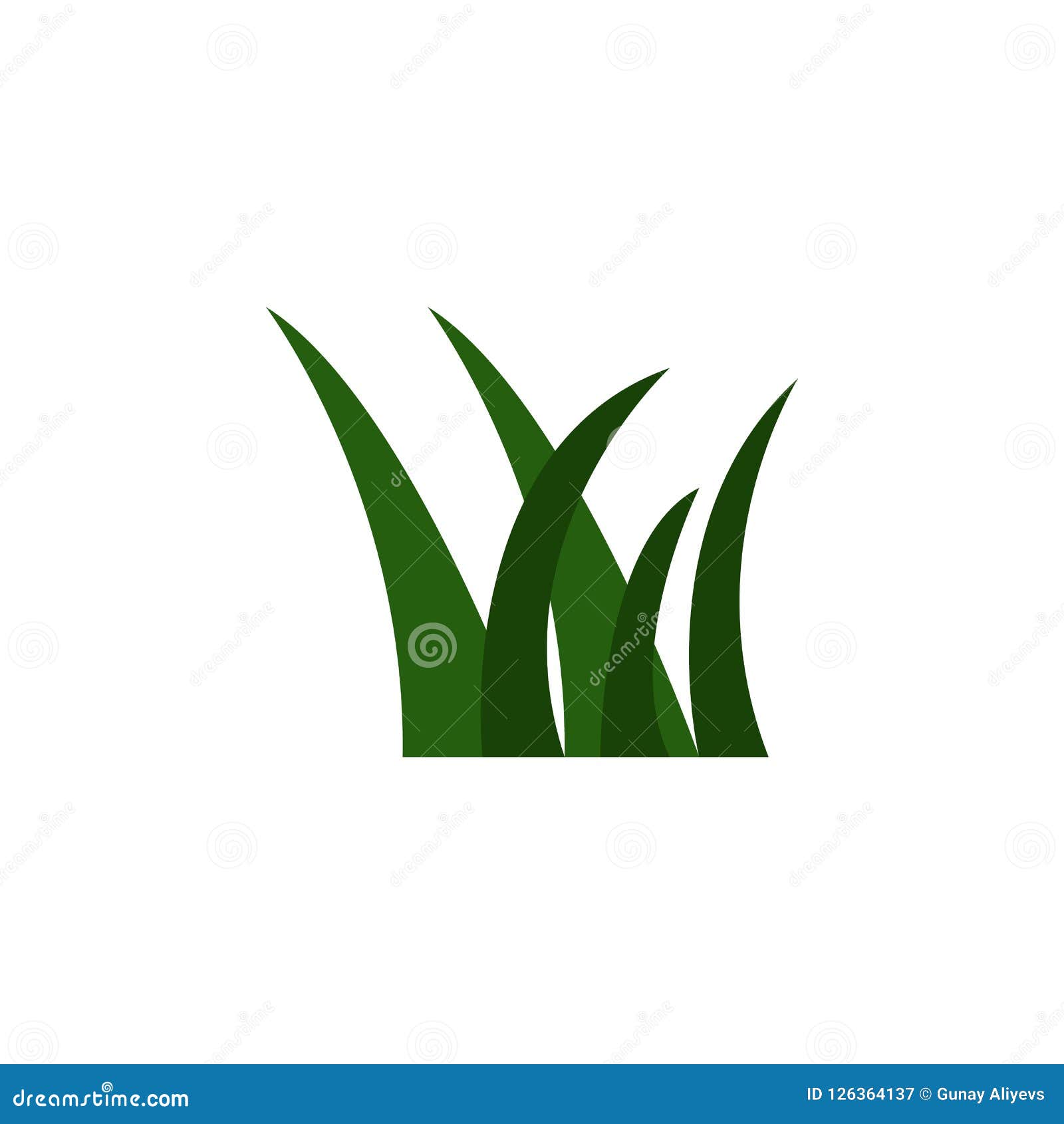 Grass Colored Icon. Element of Colored Autumn Icon for Mobile Concept ...