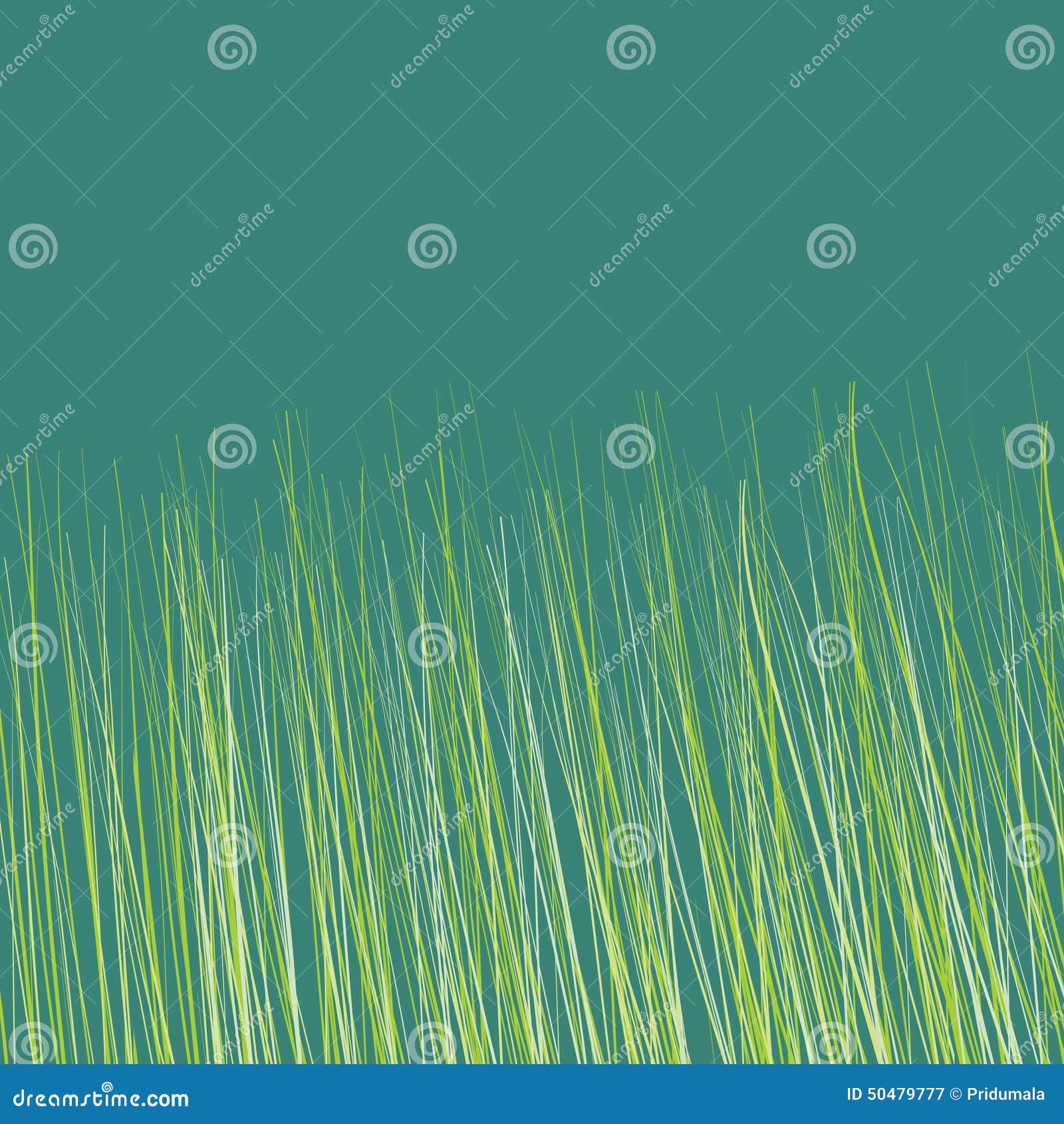 Grass Colorful Endless Pattern Stock Illustration - Illustration of ...