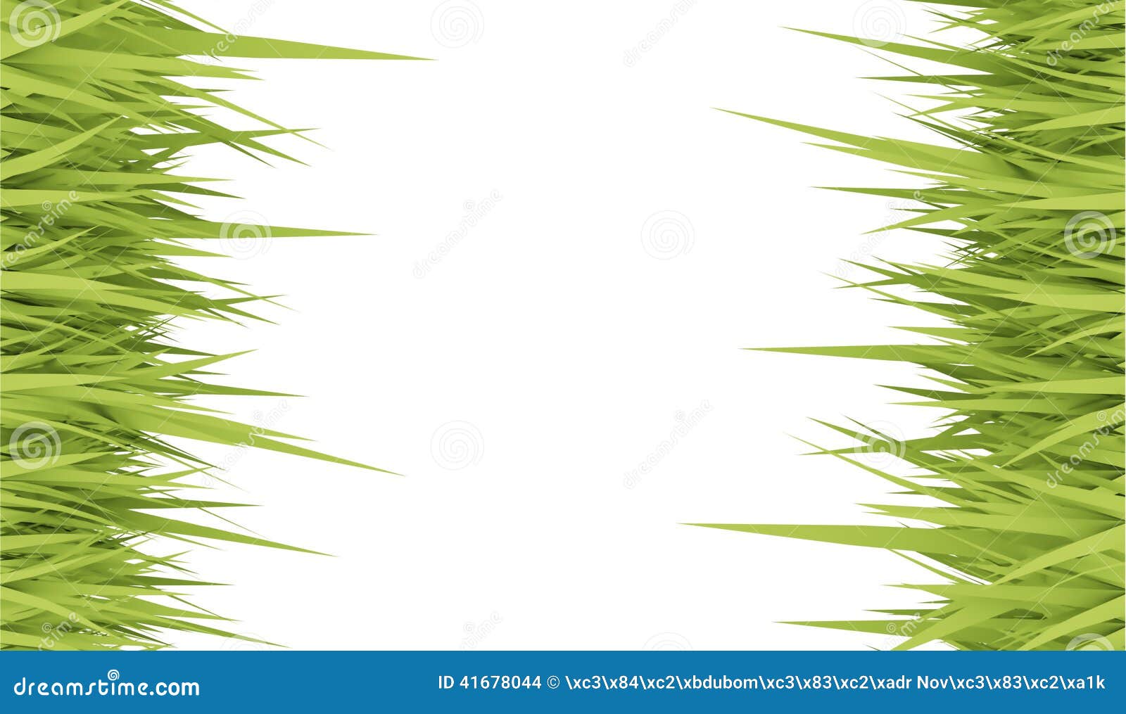 Grass Concept Card Rendered Stock Illustration - Illustration of lawn ...