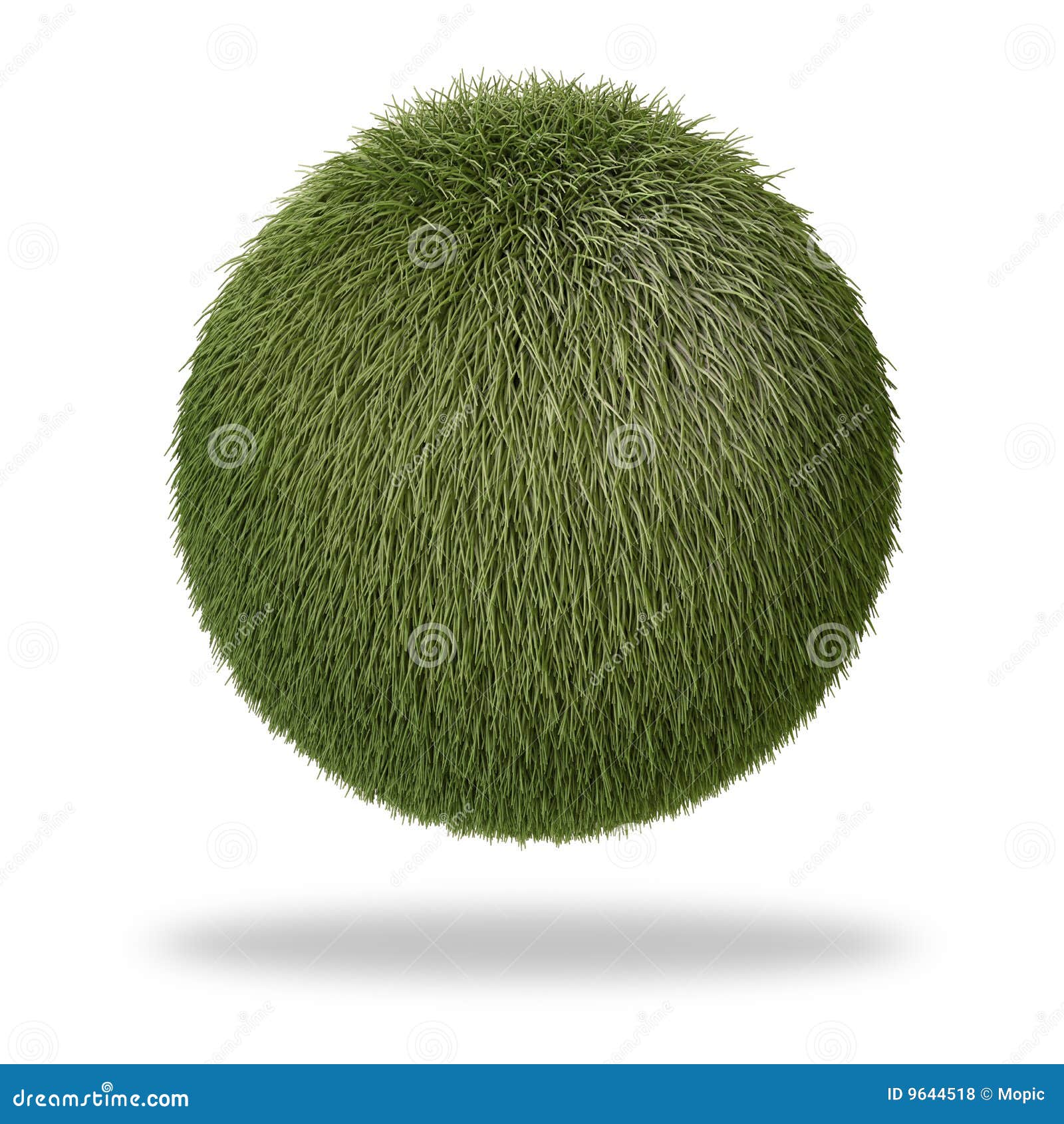Grass covered sphere stock illustration. Illustration of green - 9644518