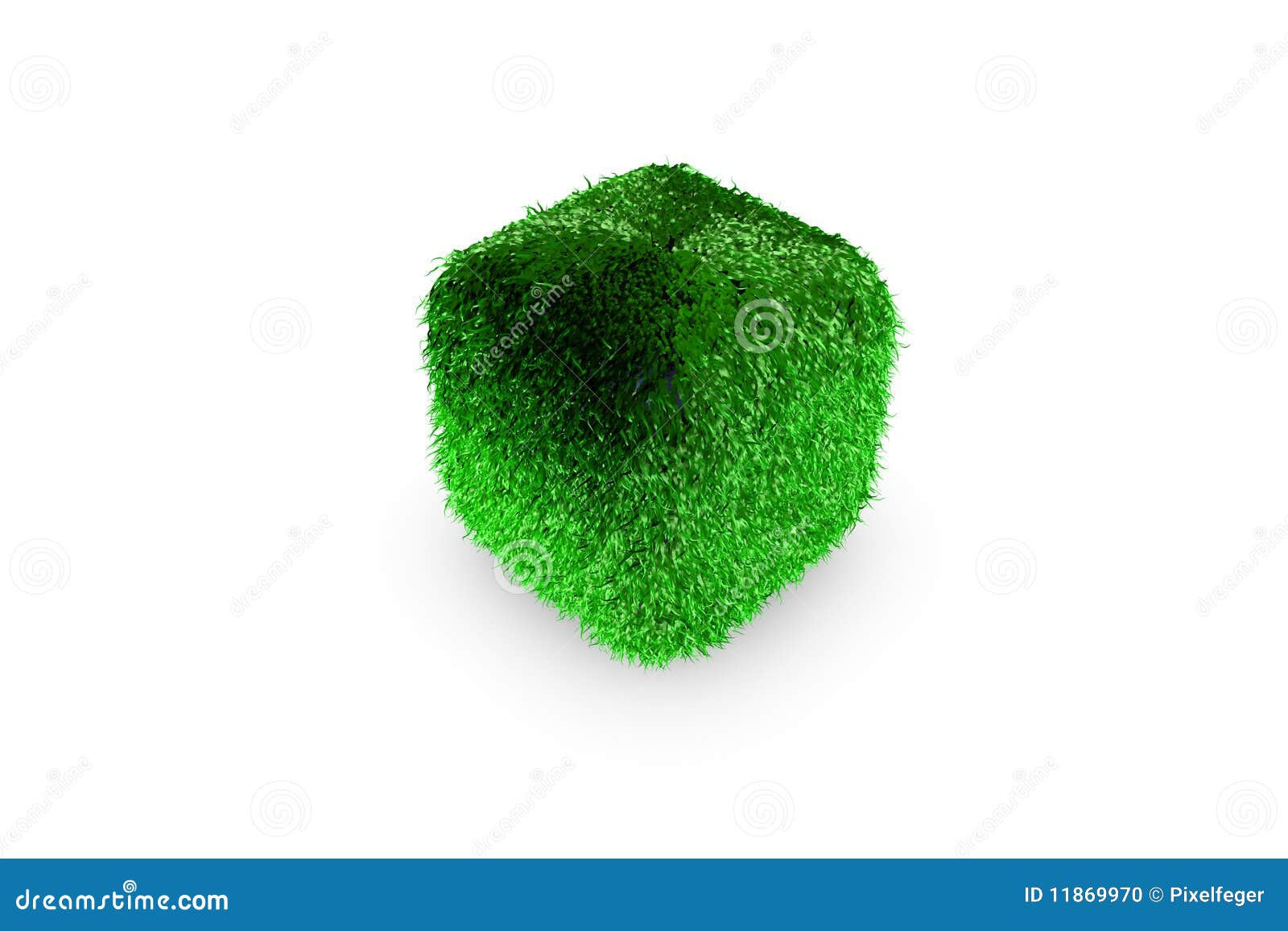 Grass cube stock illustration. Illustration of green - 11869970