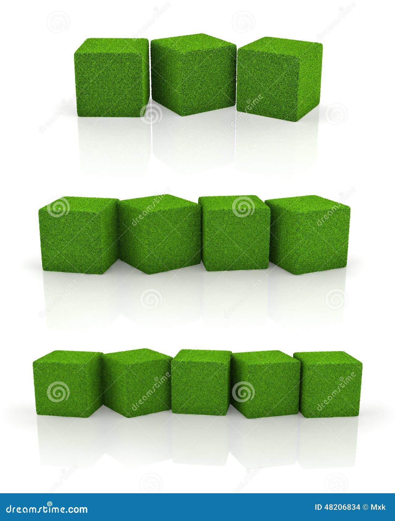 Grass cube stock illustration. Illustration of crude - 48206834