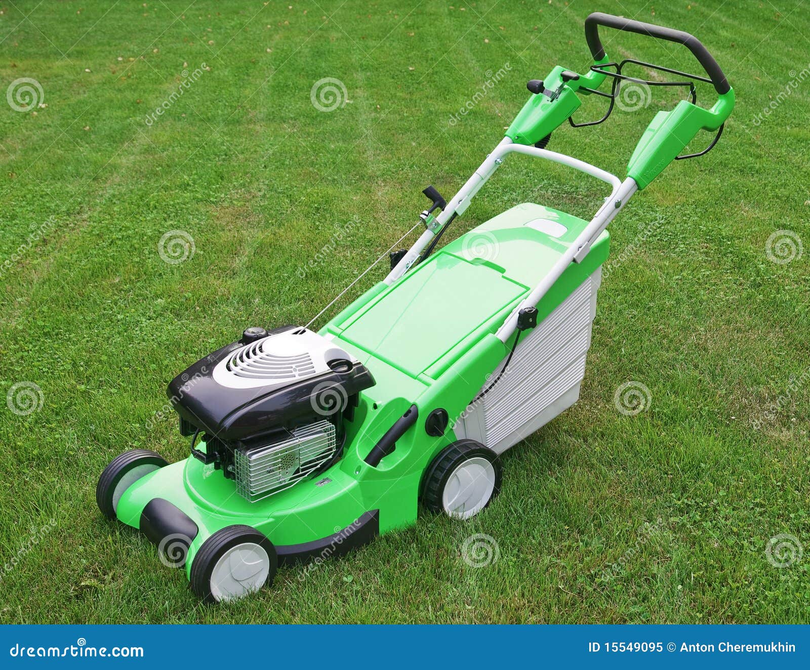 Grass cutter stock image. Image of gardening, backyard - 15549095