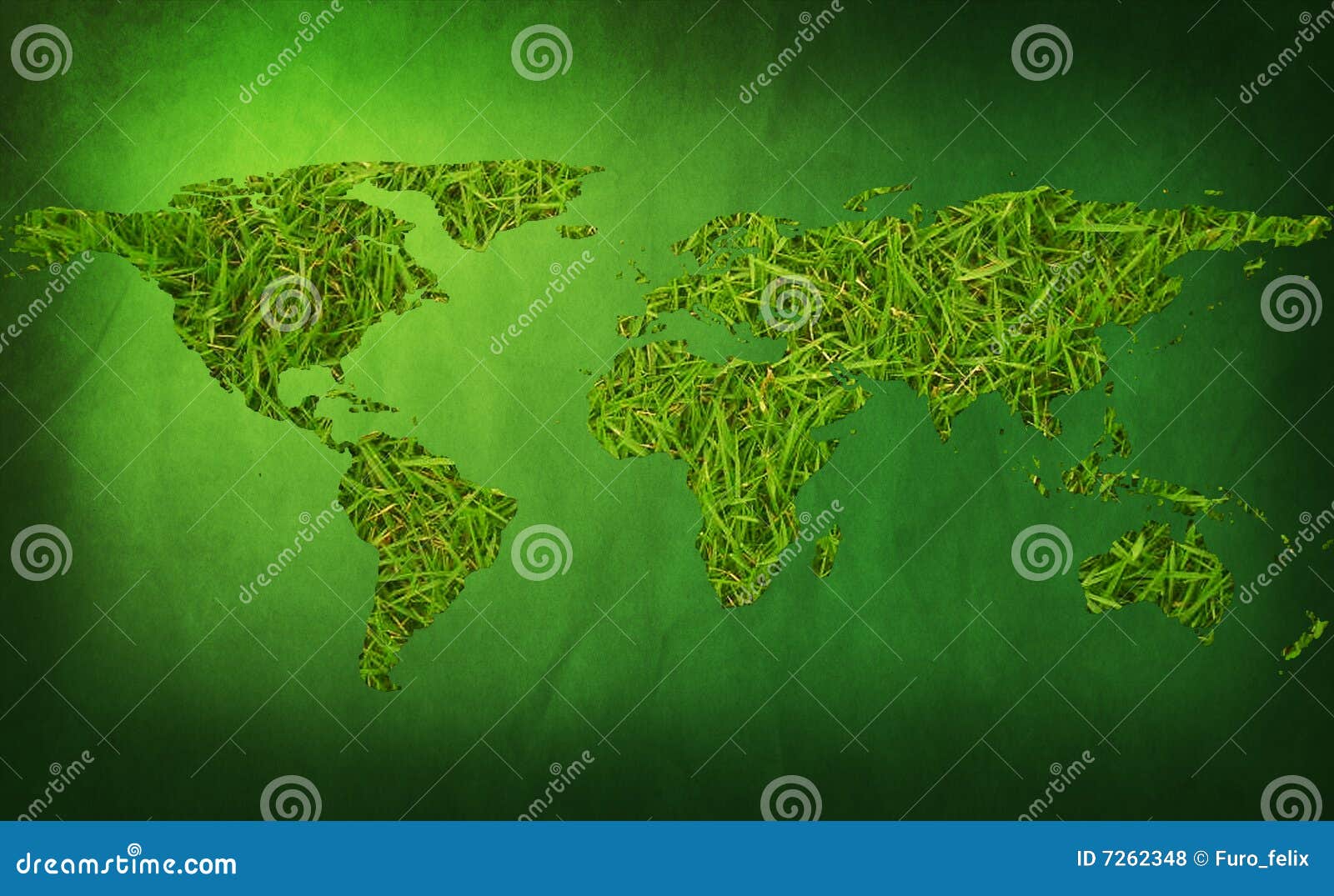 Grass earth map stock illustration. Illustration of countries - 7262348