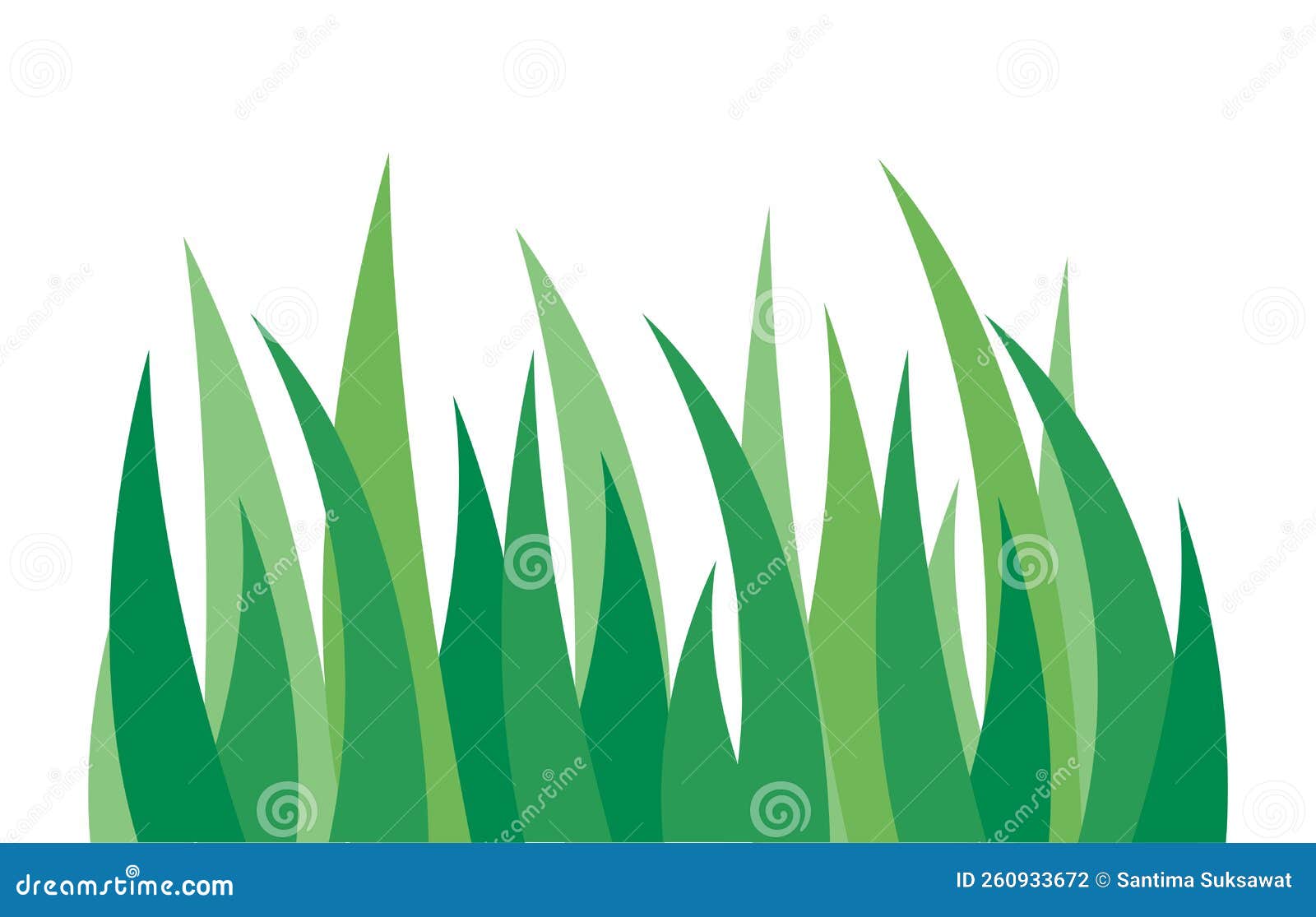 Grass Field Banner Vector Illustration Stock Vector - Illustration of ...