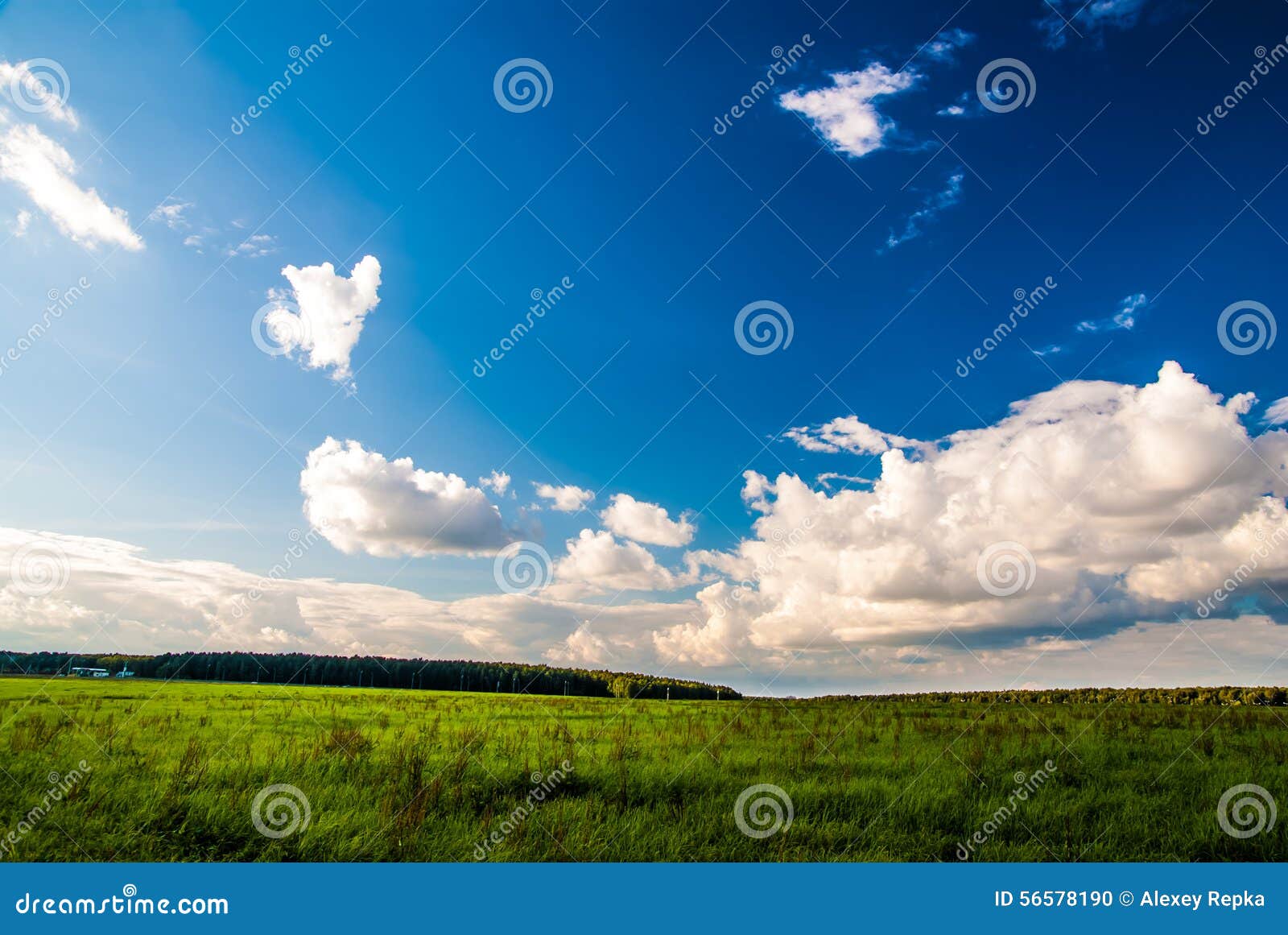 Grass Field and Dramatic Sky at Sunset Stock Photo - Image of hill ...