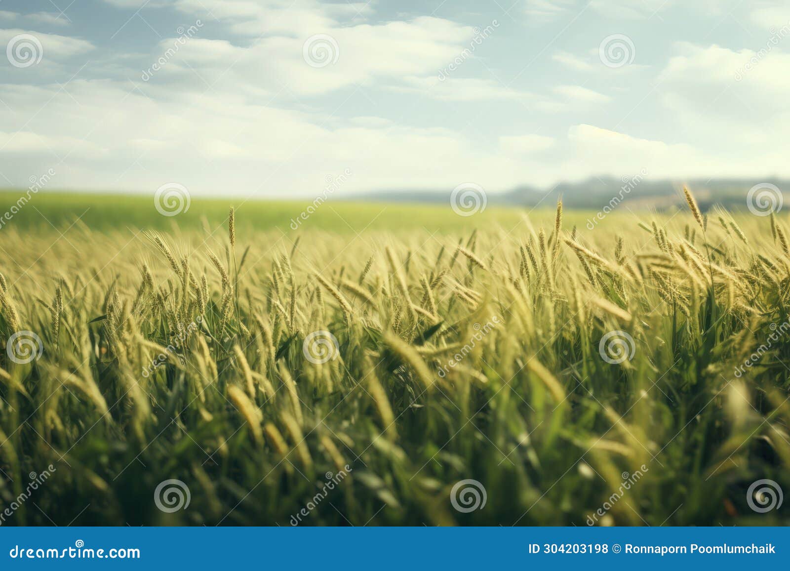 Grass Flowers in a Blurred Field Texture Stock Photo - Image of color ...
