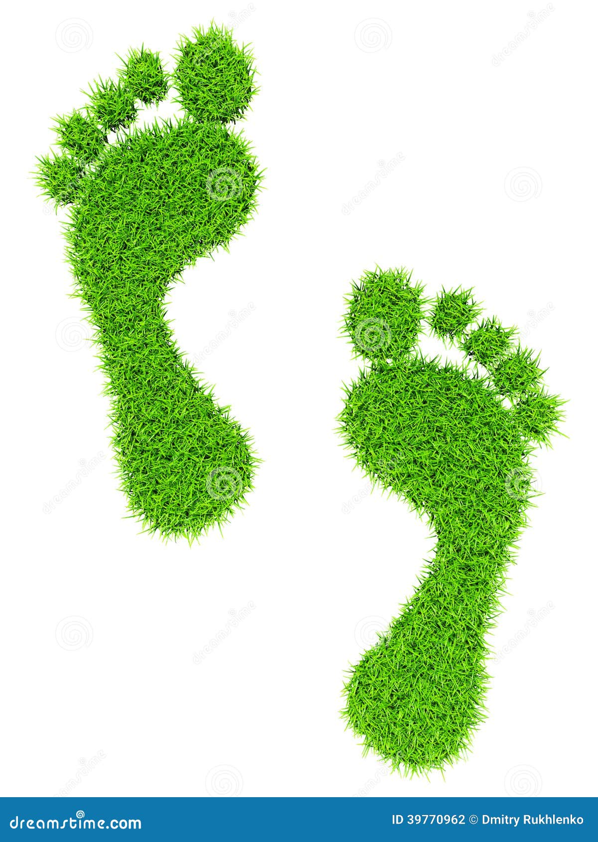 Grass Footprints Royalty-Free Stock Image | CartoonDealer.com #39770962