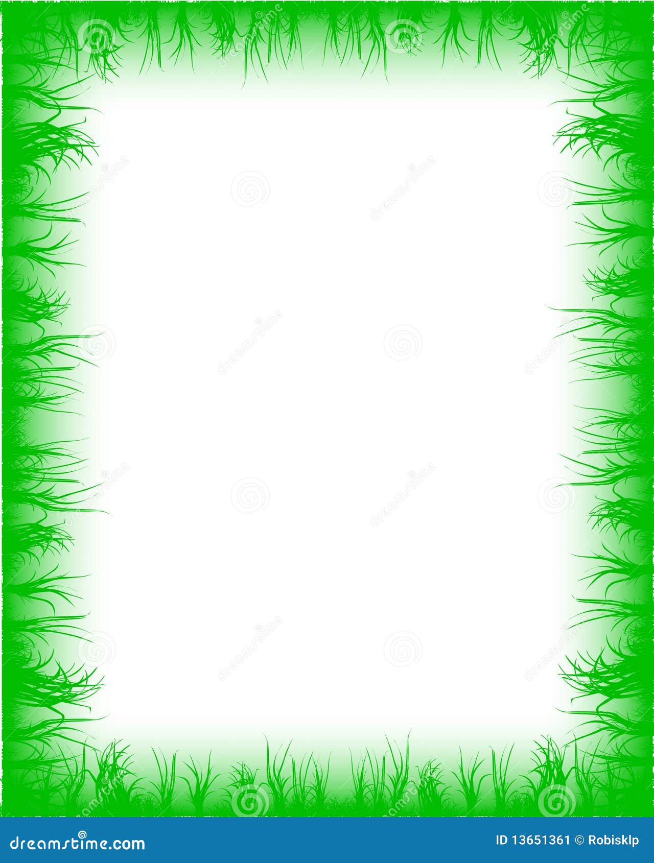 Grass frame stock vector. Illustration of foliage, vintage - 13651361