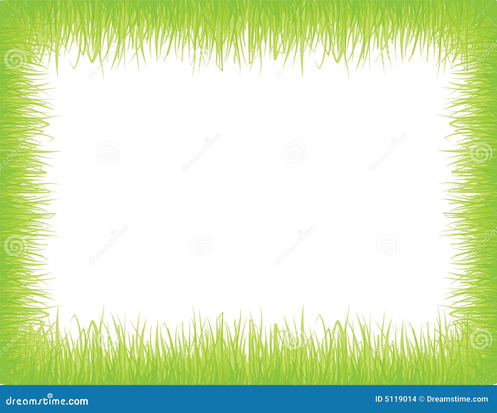 Grass frame stock vector. Illustration of herbs, lawn - 5119014