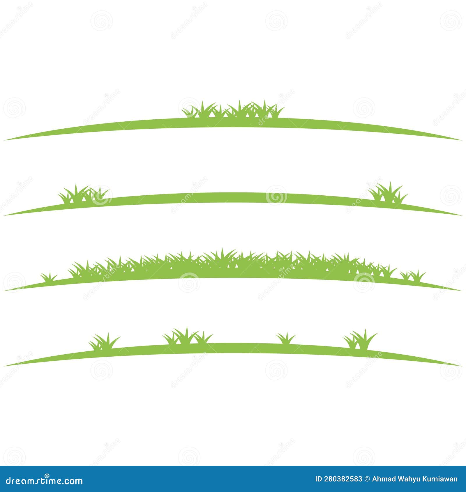 Grass, grassland stock vector. Illustration of gardening - 280382583