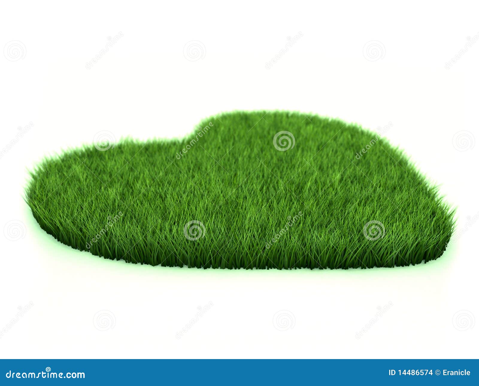 Grass heart stock illustration. Illustration of summer - 14486574