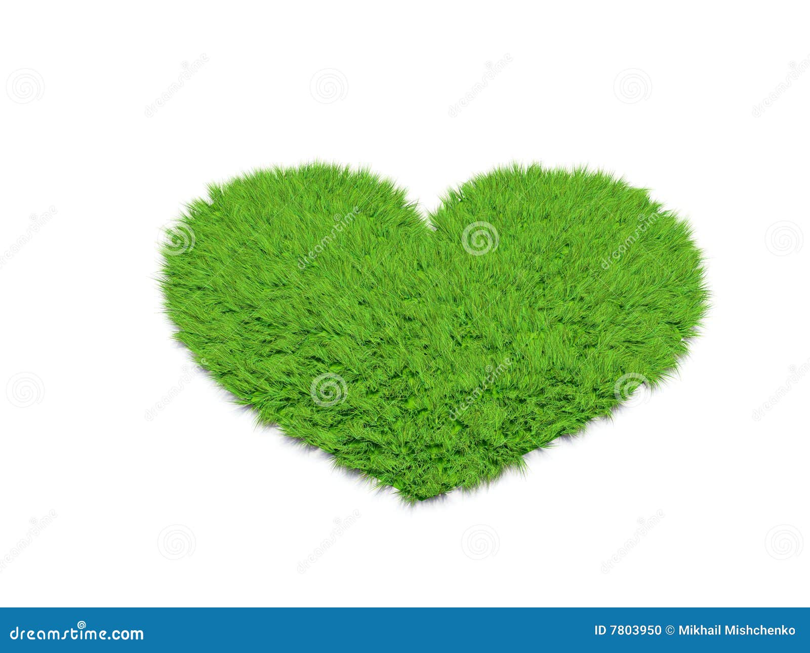 Grass heart stock photo. Image of advertising, decorative - 7803950