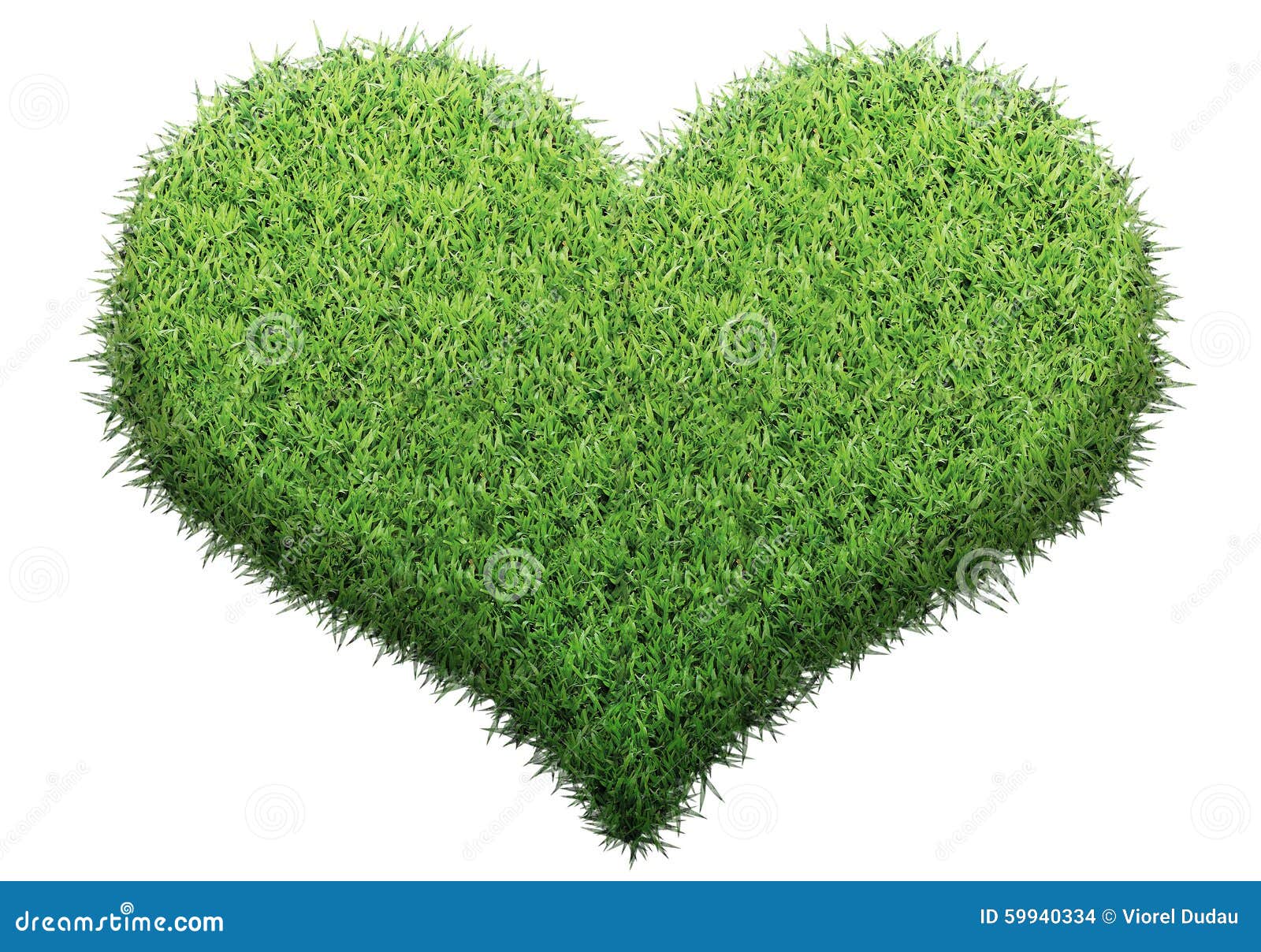 Grass heart stock illustration. Illustration of green - 59940334