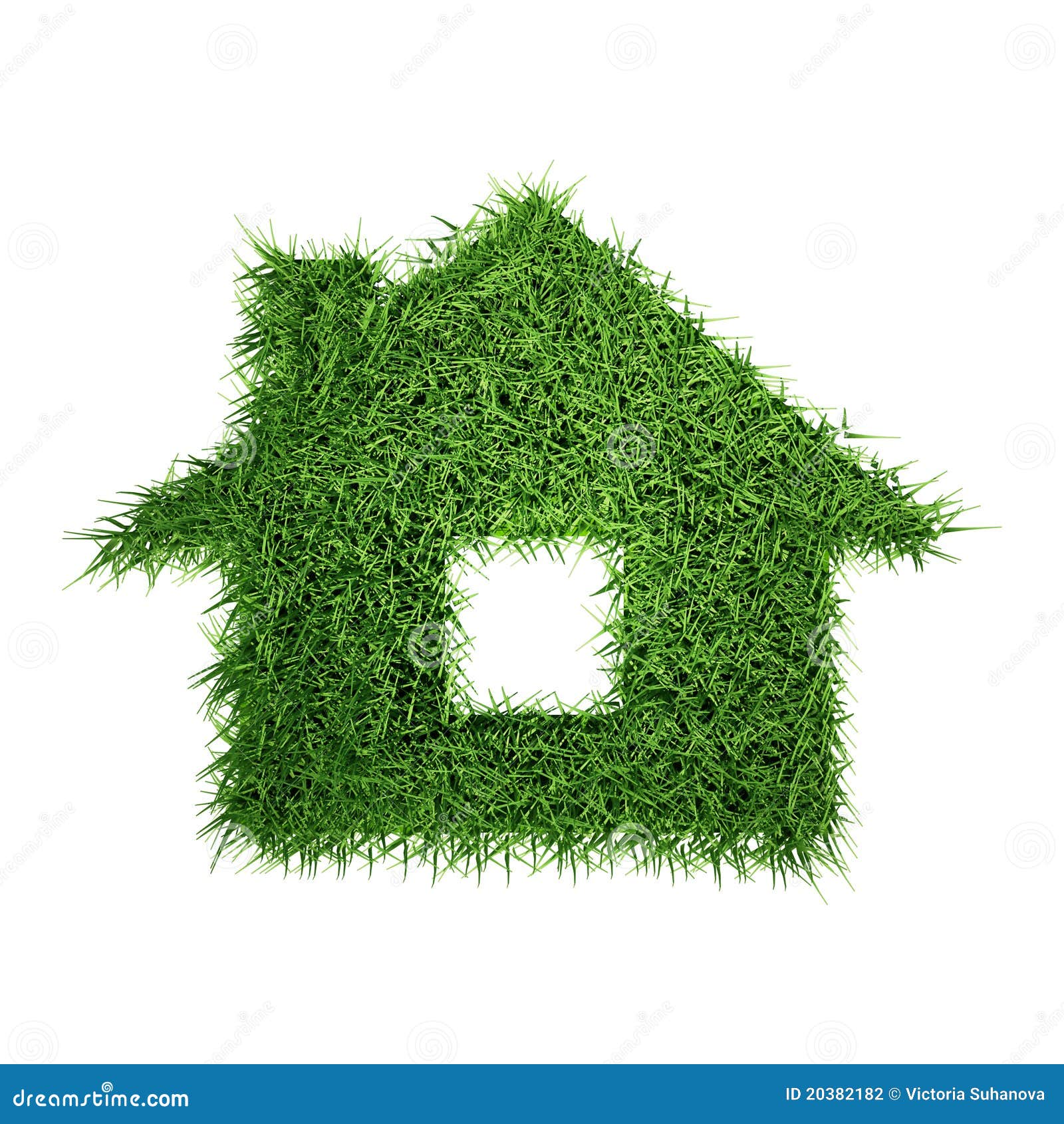 Grass house stock illustration. Illustration of growth - 20382182