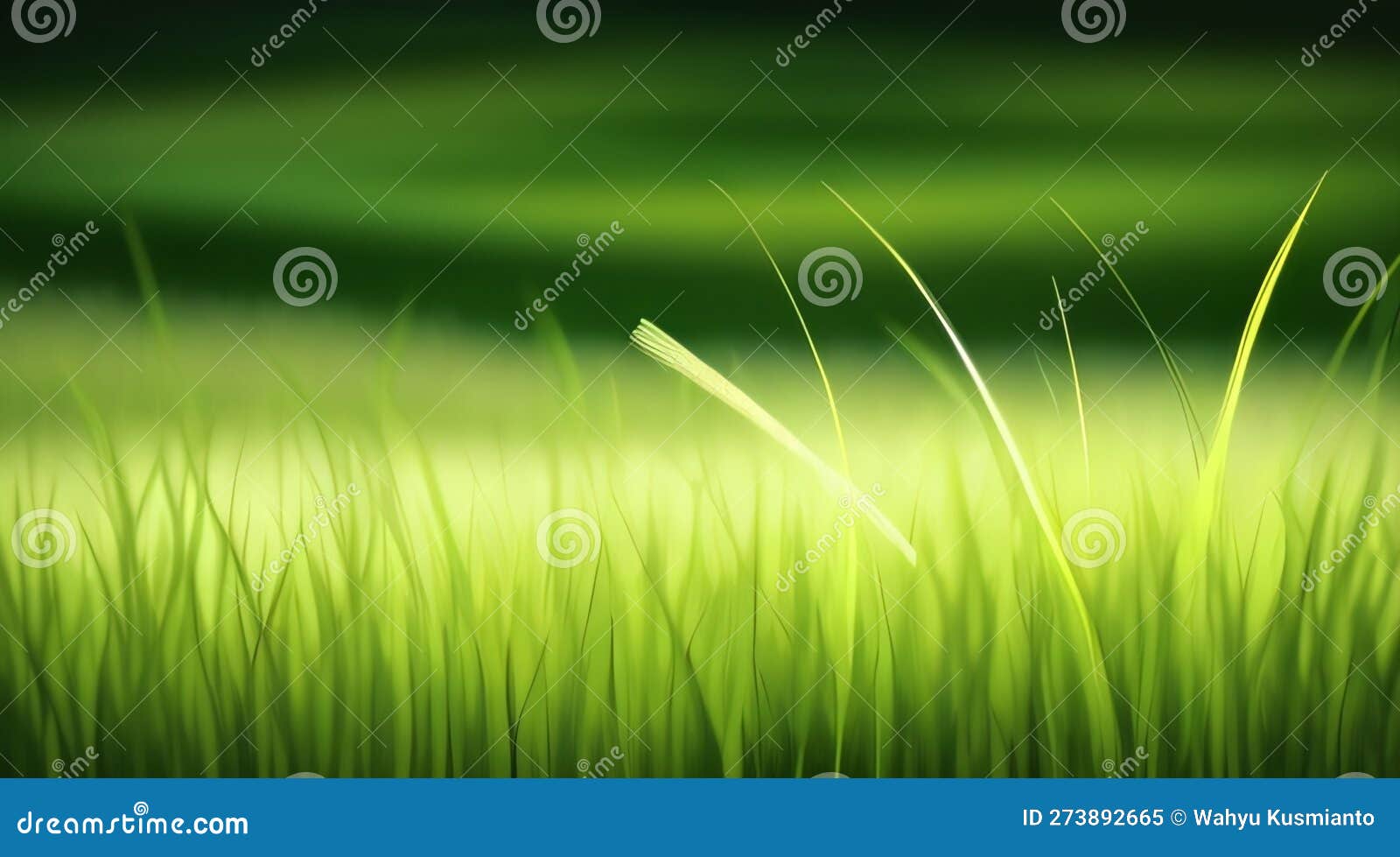 Grass Illustrator with Wide Screen Stock Illustration - Illustration of ...