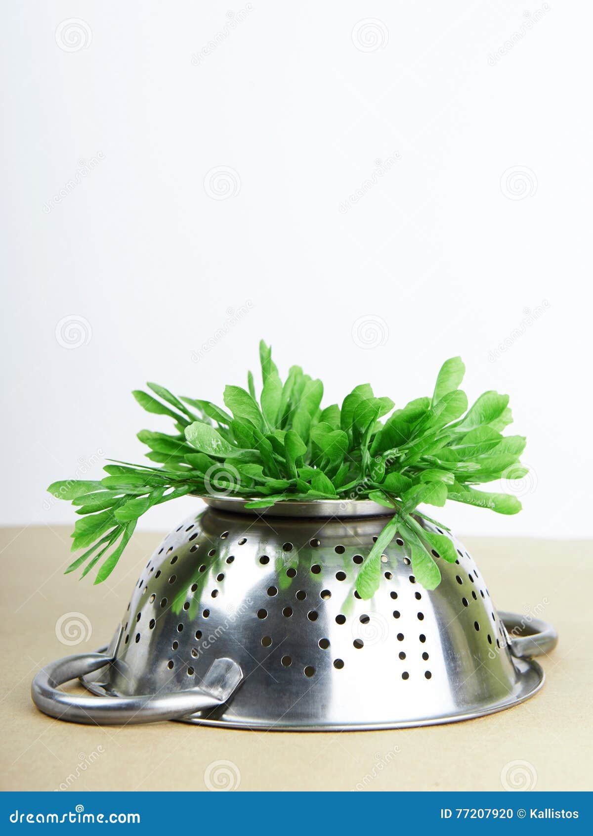 Grass inverted colander stock photo. Image of food, object - 77207920