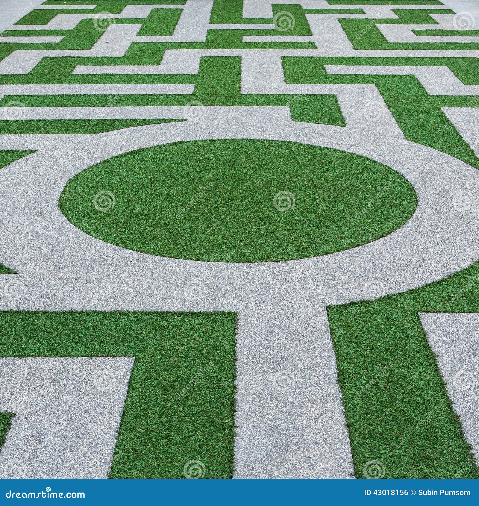 Grass labyrinth stock photo. Image of corner, cathedral - 43018156