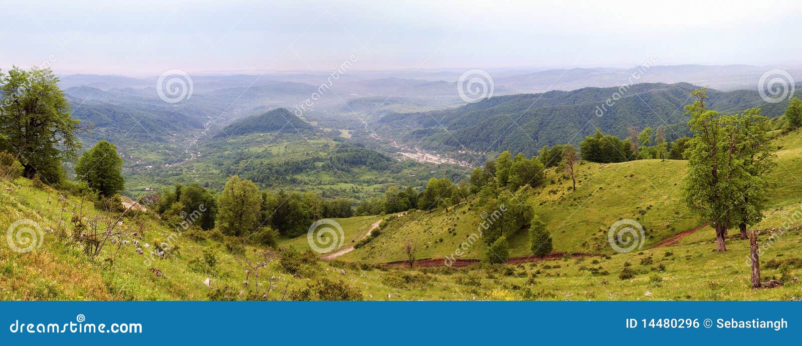 Wide panoramic landscape stock photo. Image of high, mount - 14480296