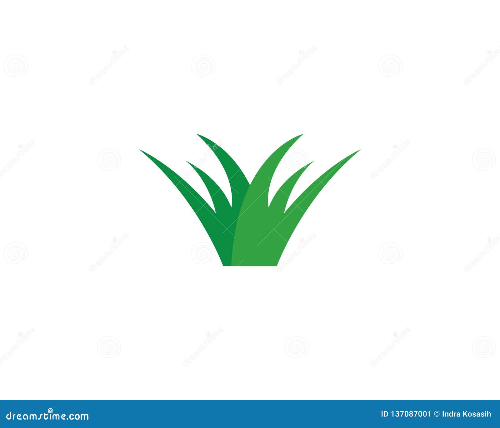 Grass logo template stock vector. Illustration of leaf - 137087001
