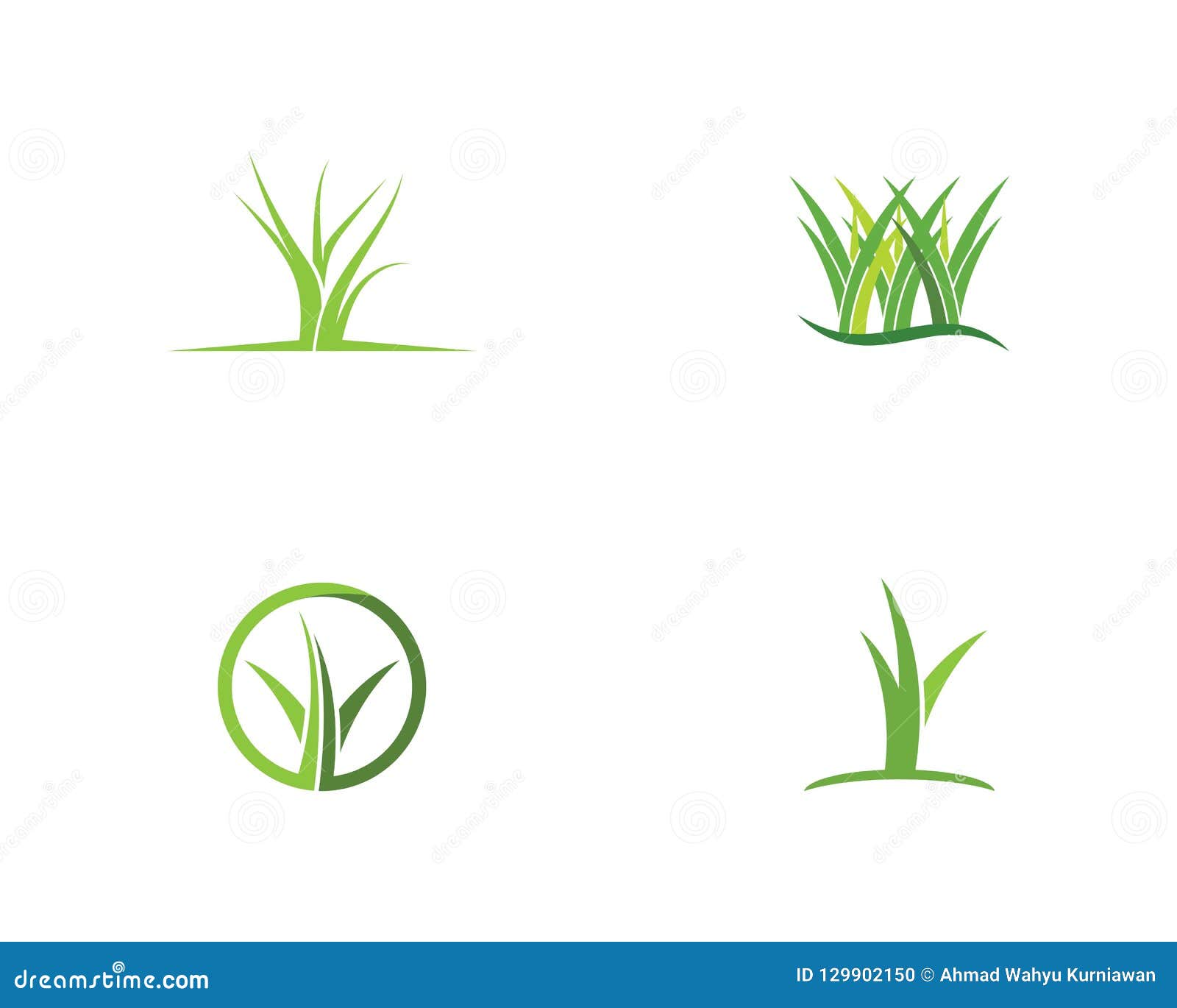 Grass logo vector stock vector. Illustration of elegant - 129902150