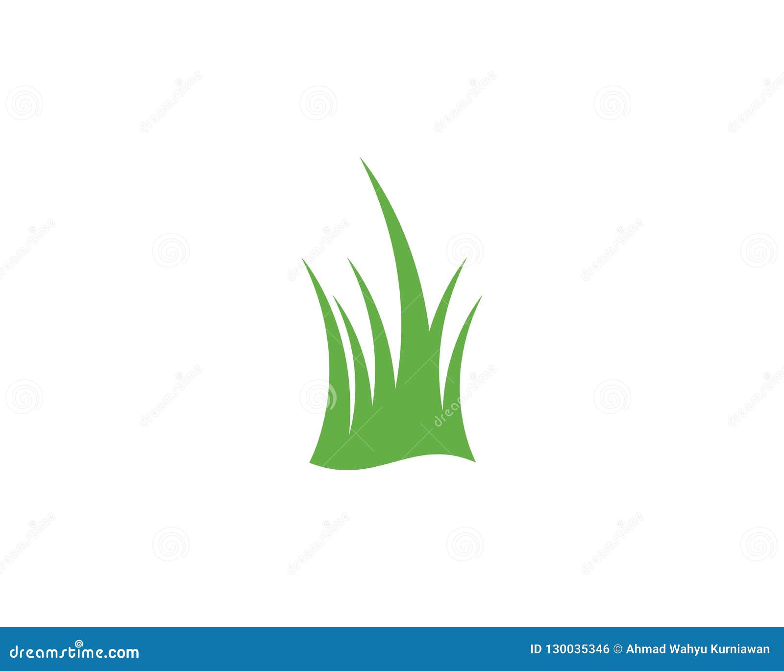 Grass logo vector stock vector. Illustration of care - 130035346