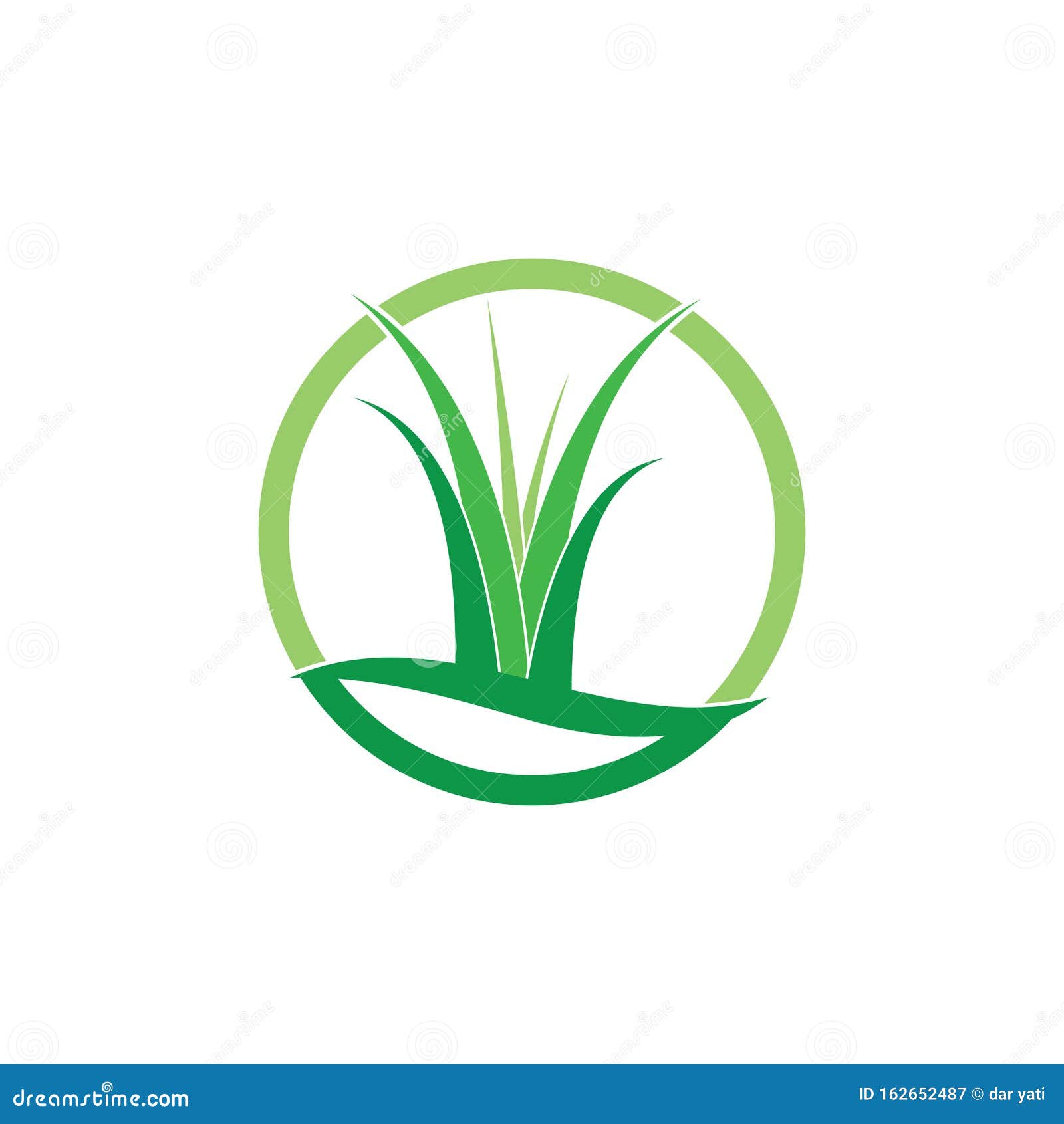 Grass logo vector stock vector. Illustration of icon - 162652487