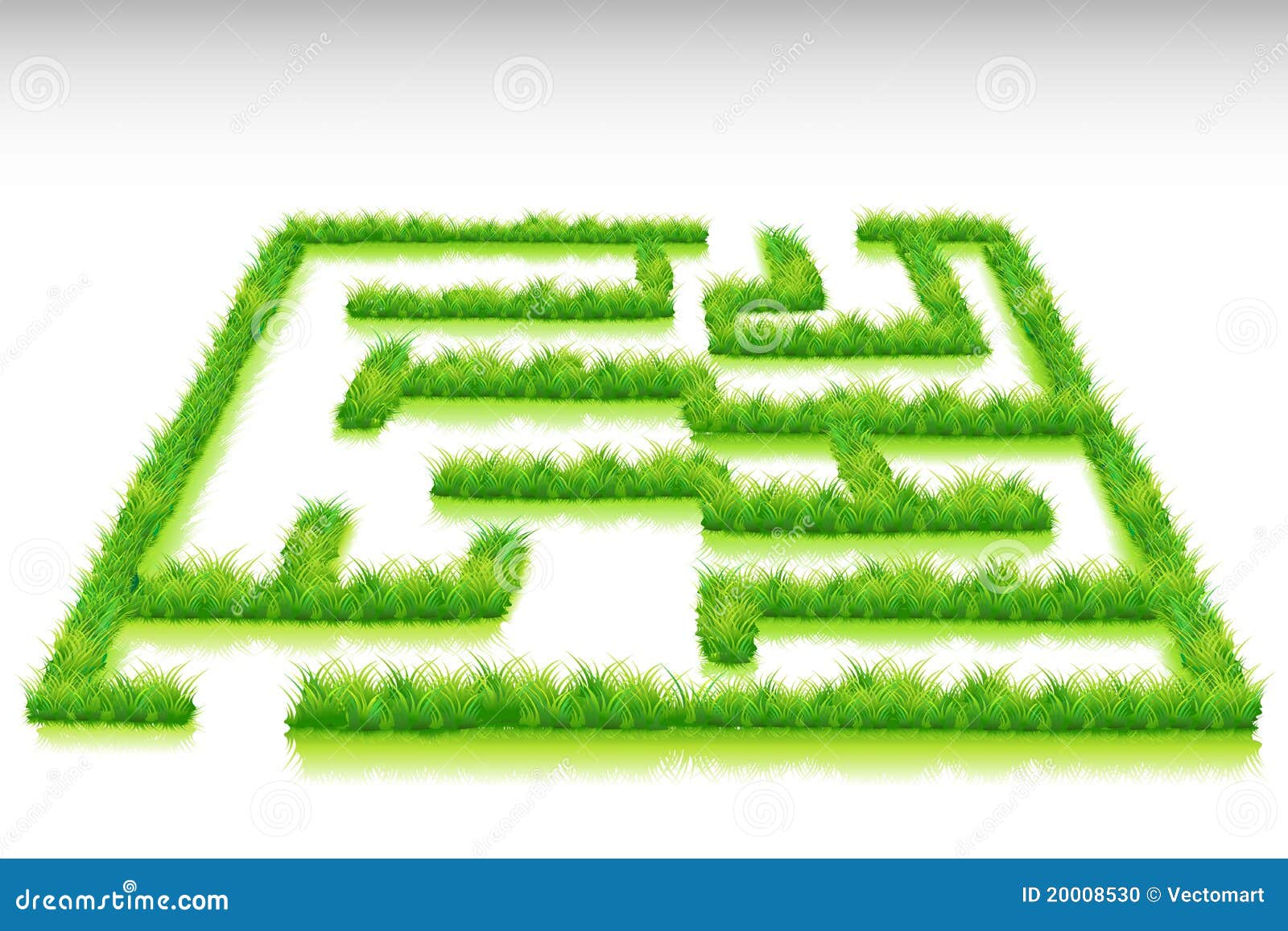 Grass Maze Royalty-Free Stock Image | CartoonDealer.com #27237988